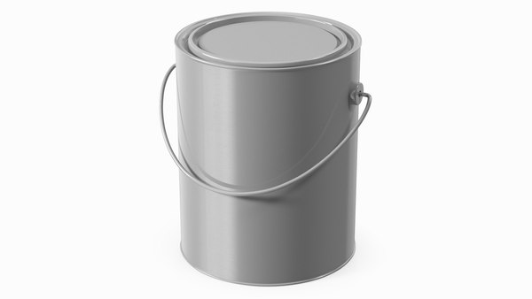 3D Paint Bucket Closed model - TurboSquid 2024516