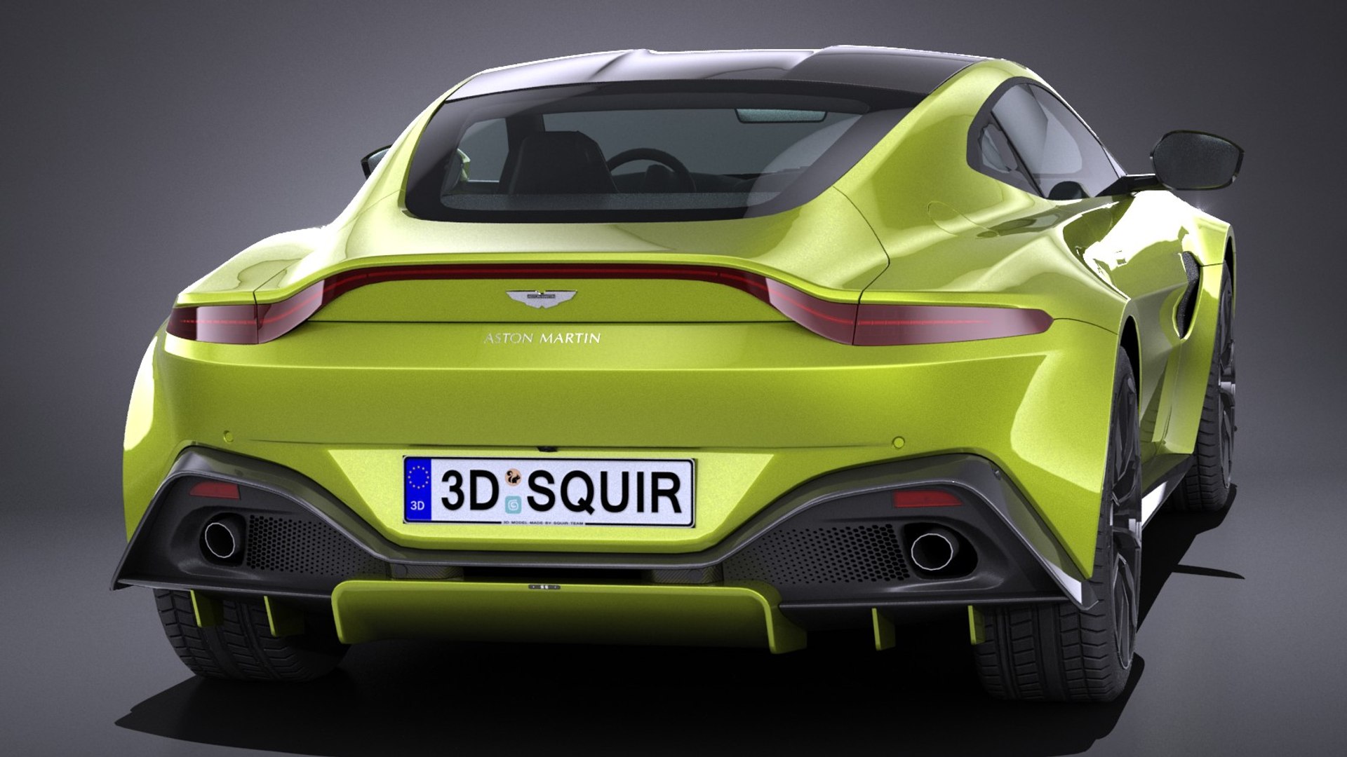 3D aston martin vantage model - TurboSquid 1248759