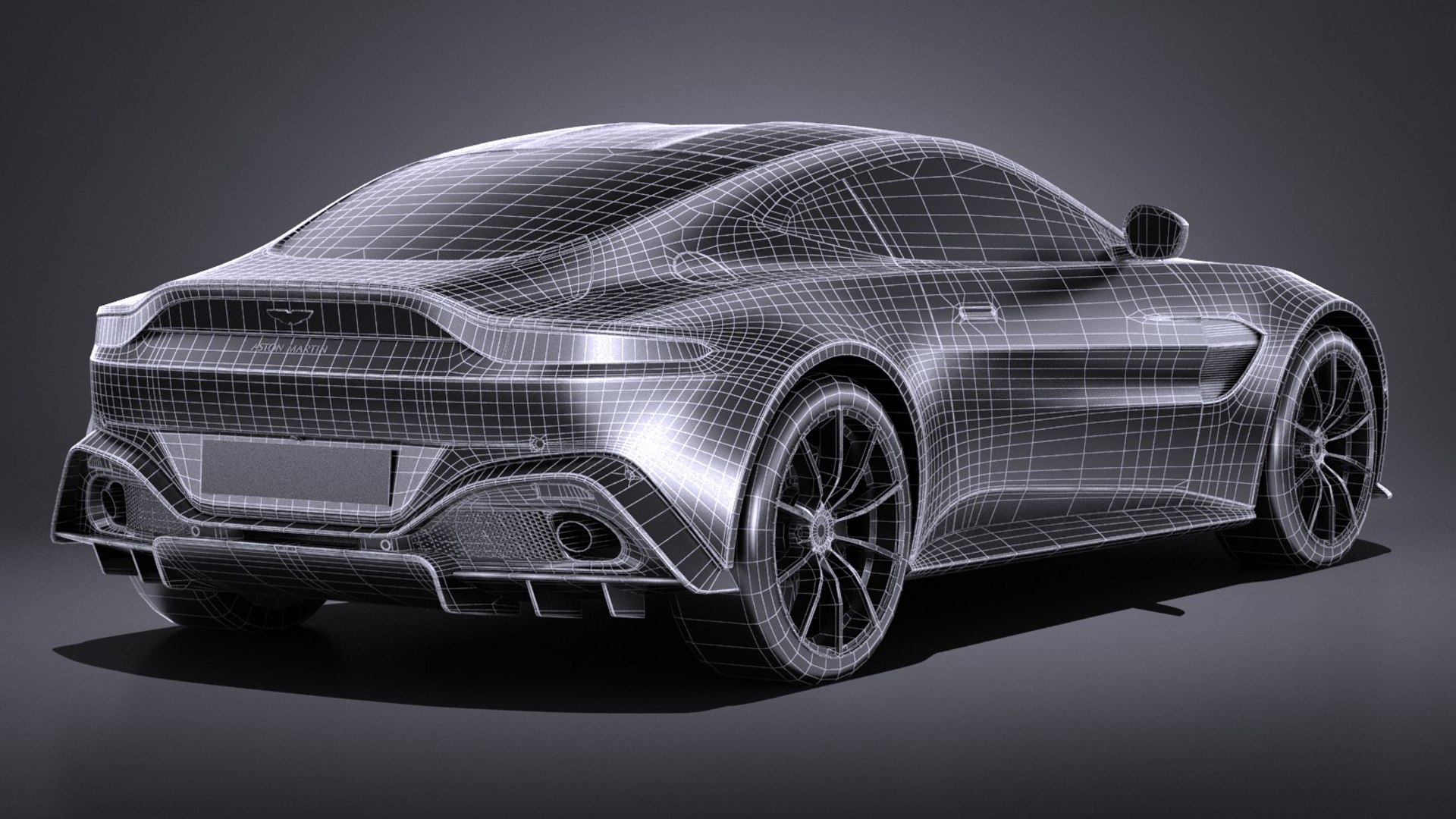 3D aston martin vantage model - TurboSquid 1248759