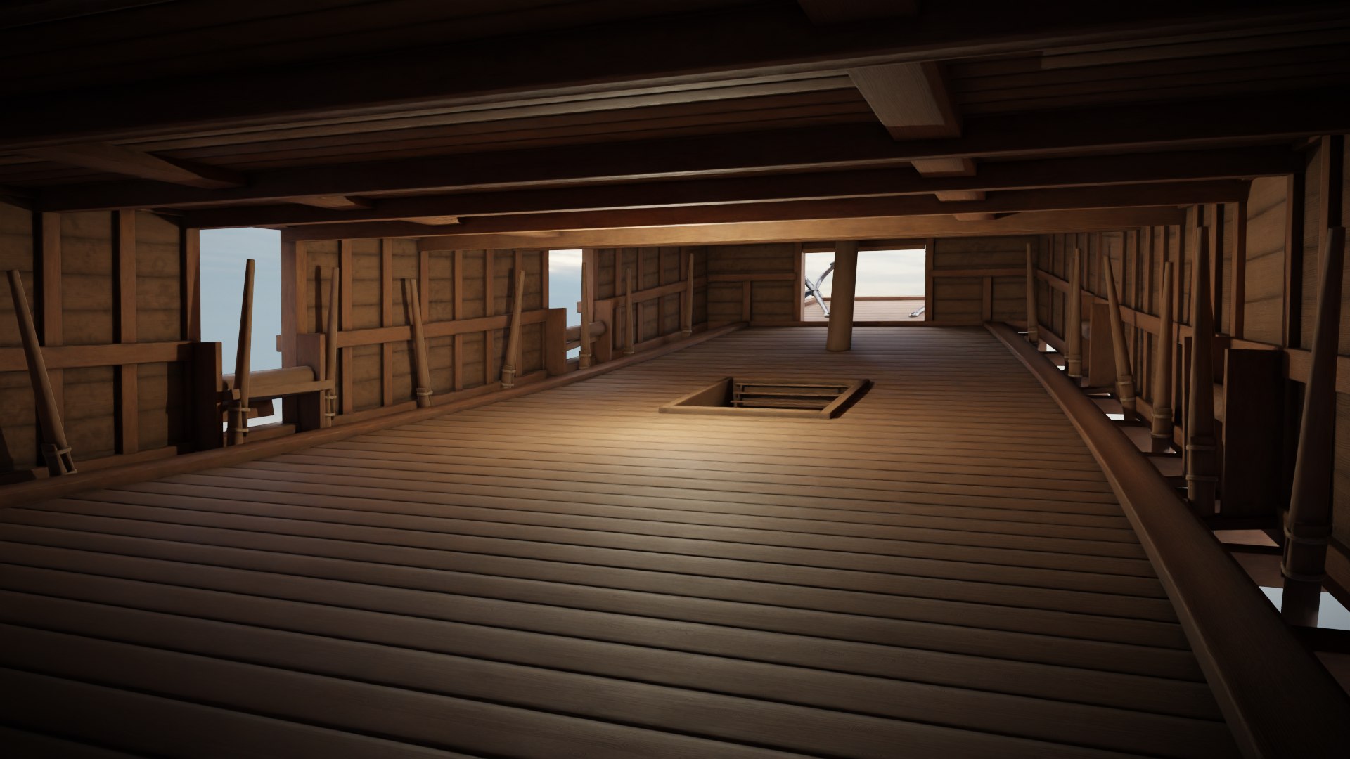 3D Atakebune - Japanese Warship - TurboSquid 2211482