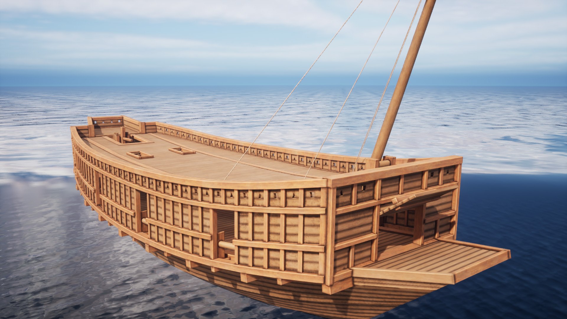 3D Atakebune - Japanese Warship - TurboSquid 2211482