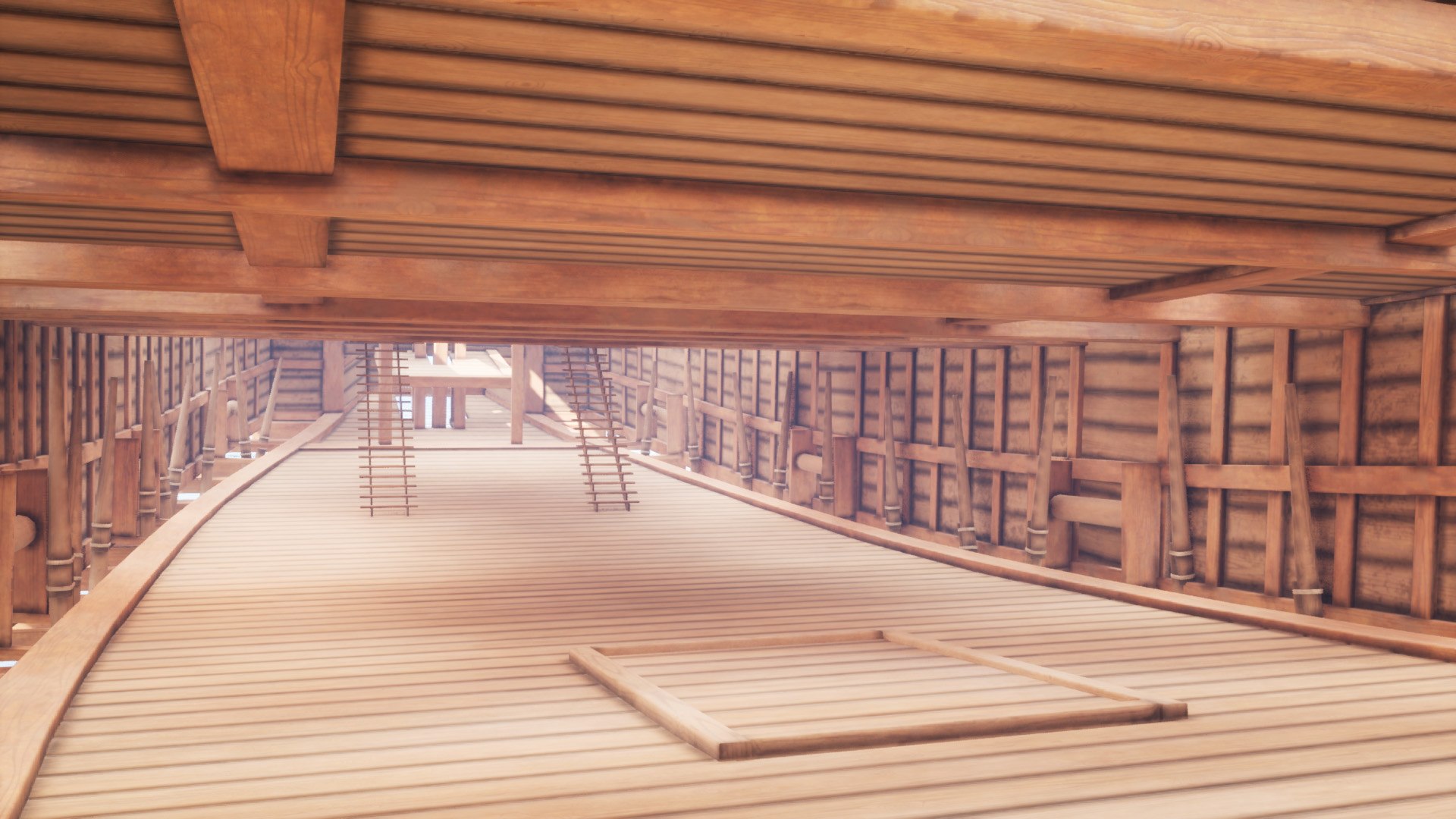 3D Atakebune - Japanese Warship - TurboSquid 2211482