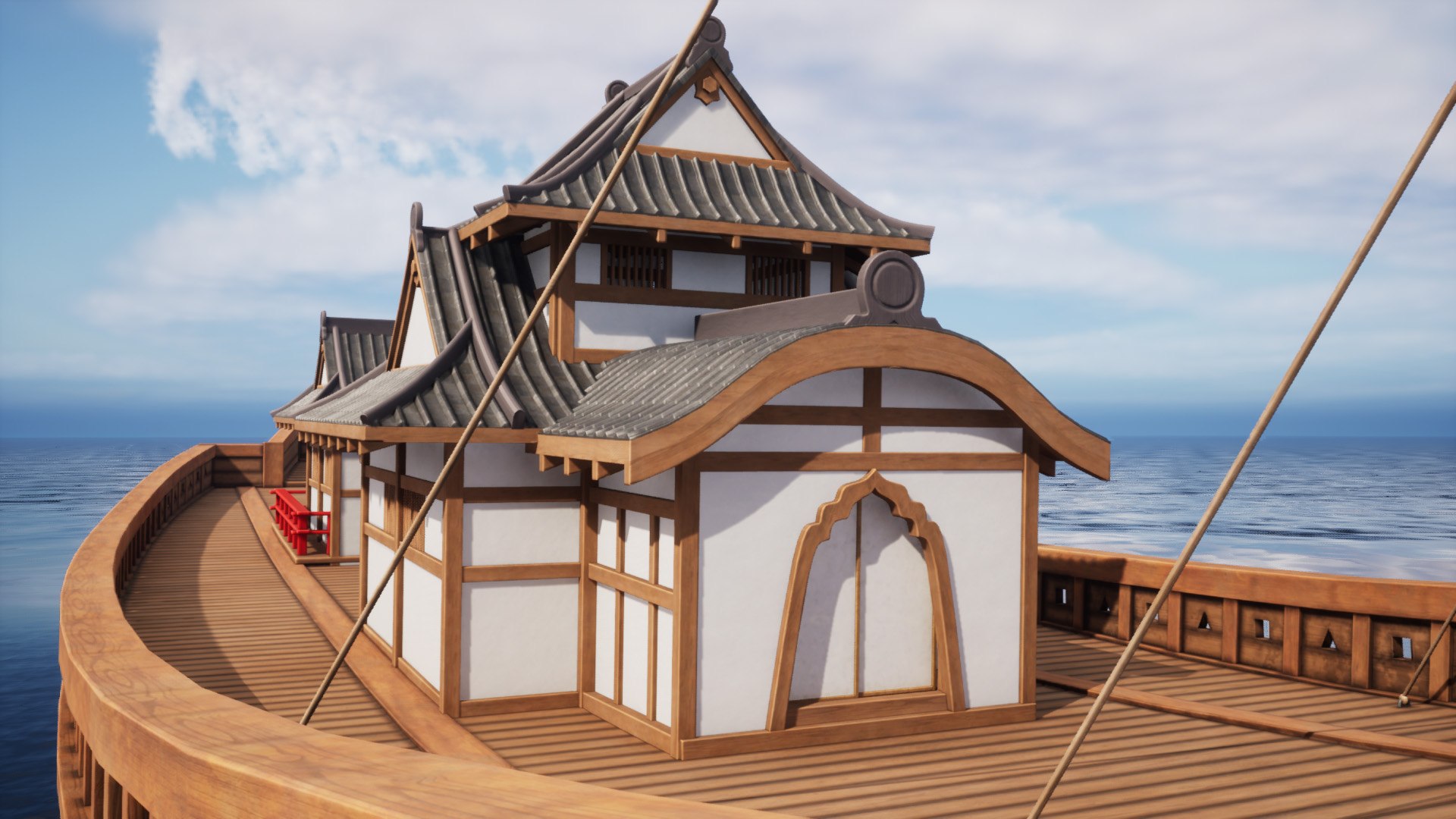 3D Atakebune - Japanese Warship - TurboSquid 2211482