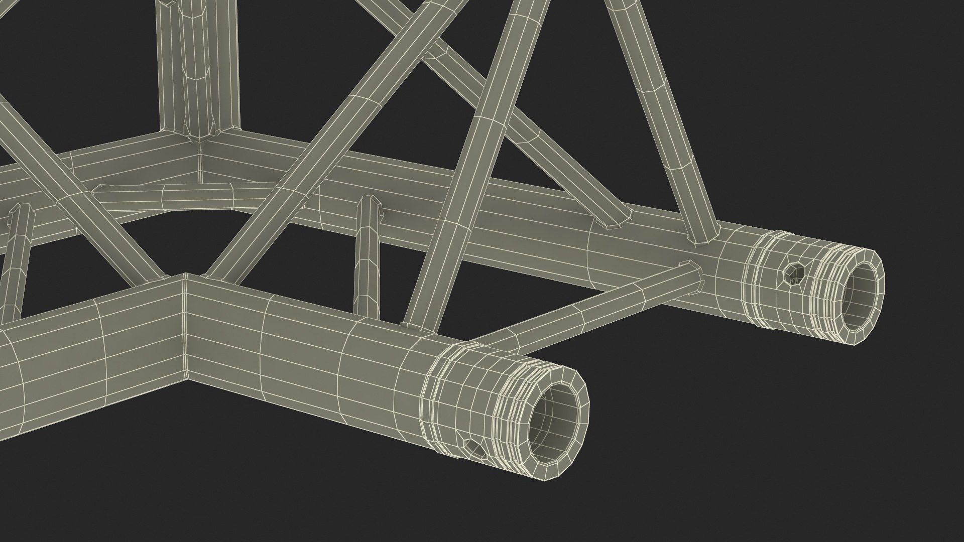 Architecture Truss Modular Triangular 3D Model - TurboSquid 2265683