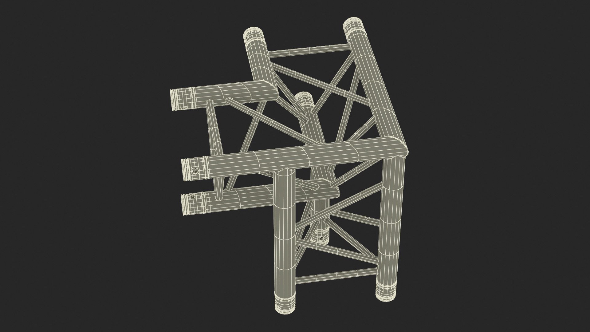 Architecture Truss Modular Triangular 3D Model - TurboSquid 2265683
