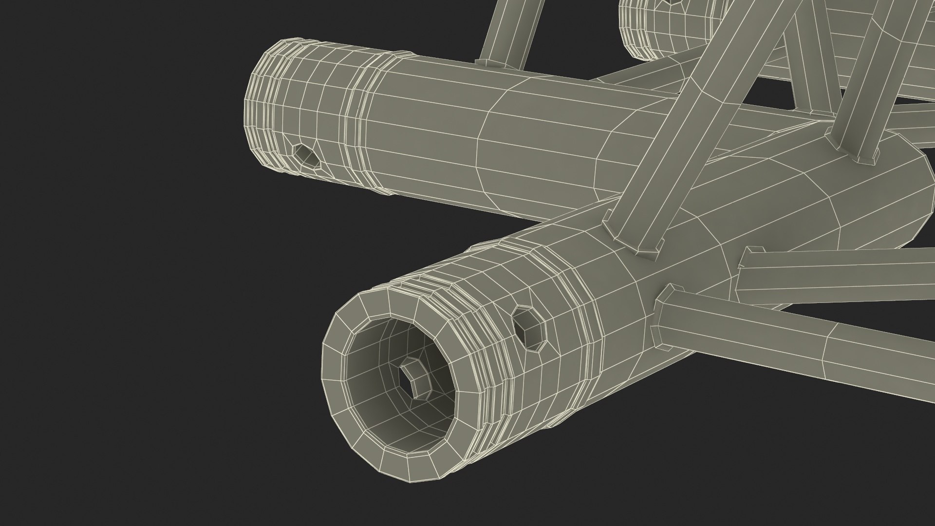 Architecture Truss Modular Triangular 3D Model - TurboSquid 2265683