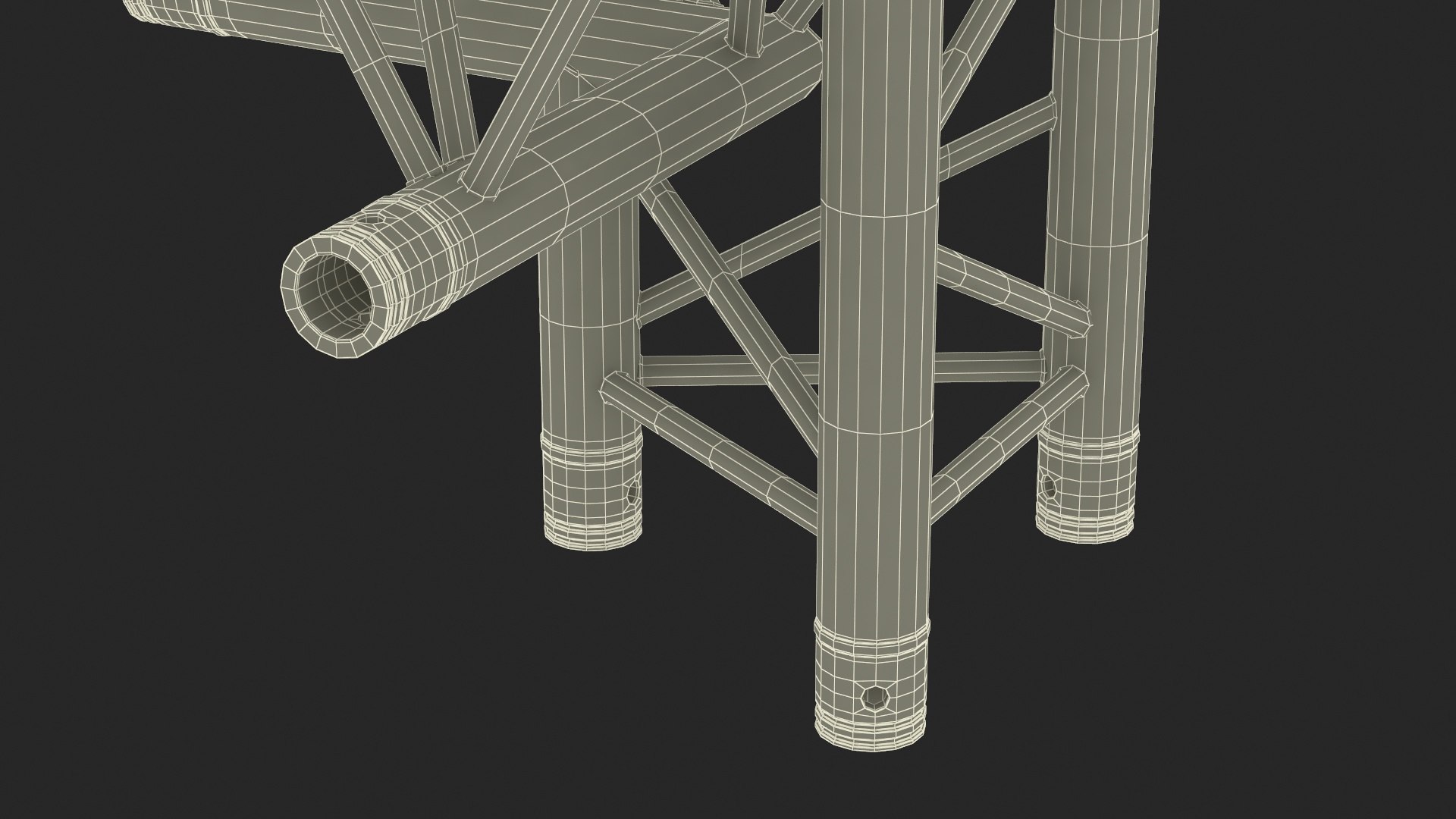 Architecture Truss Modular Triangular 3D Model - TurboSquid 2265683