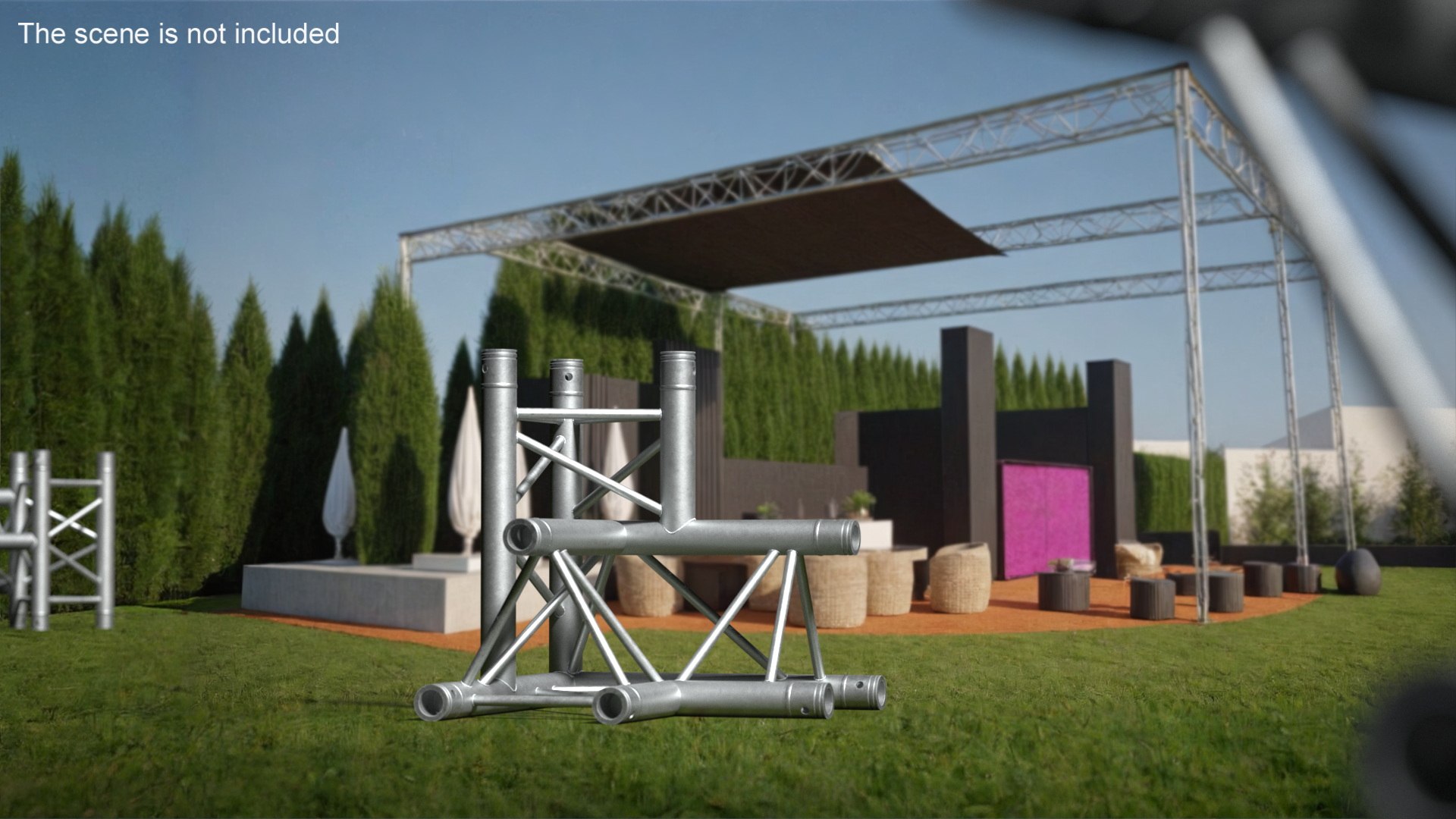 Architecture Truss Modular Triangular 3D Model - TurboSquid 2265683