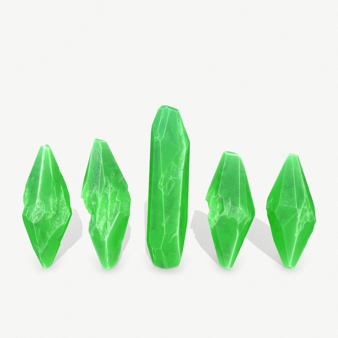 Crystals 3D Model - TurboSquid 2275726