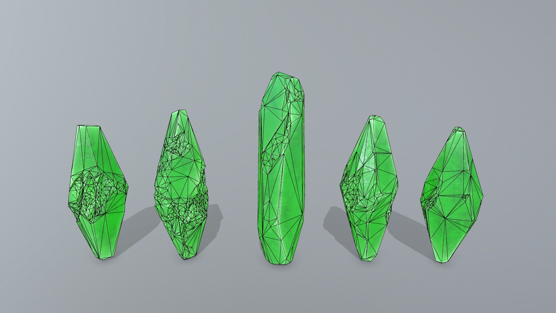 Crystals 3D Model - TurboSquid 2275726