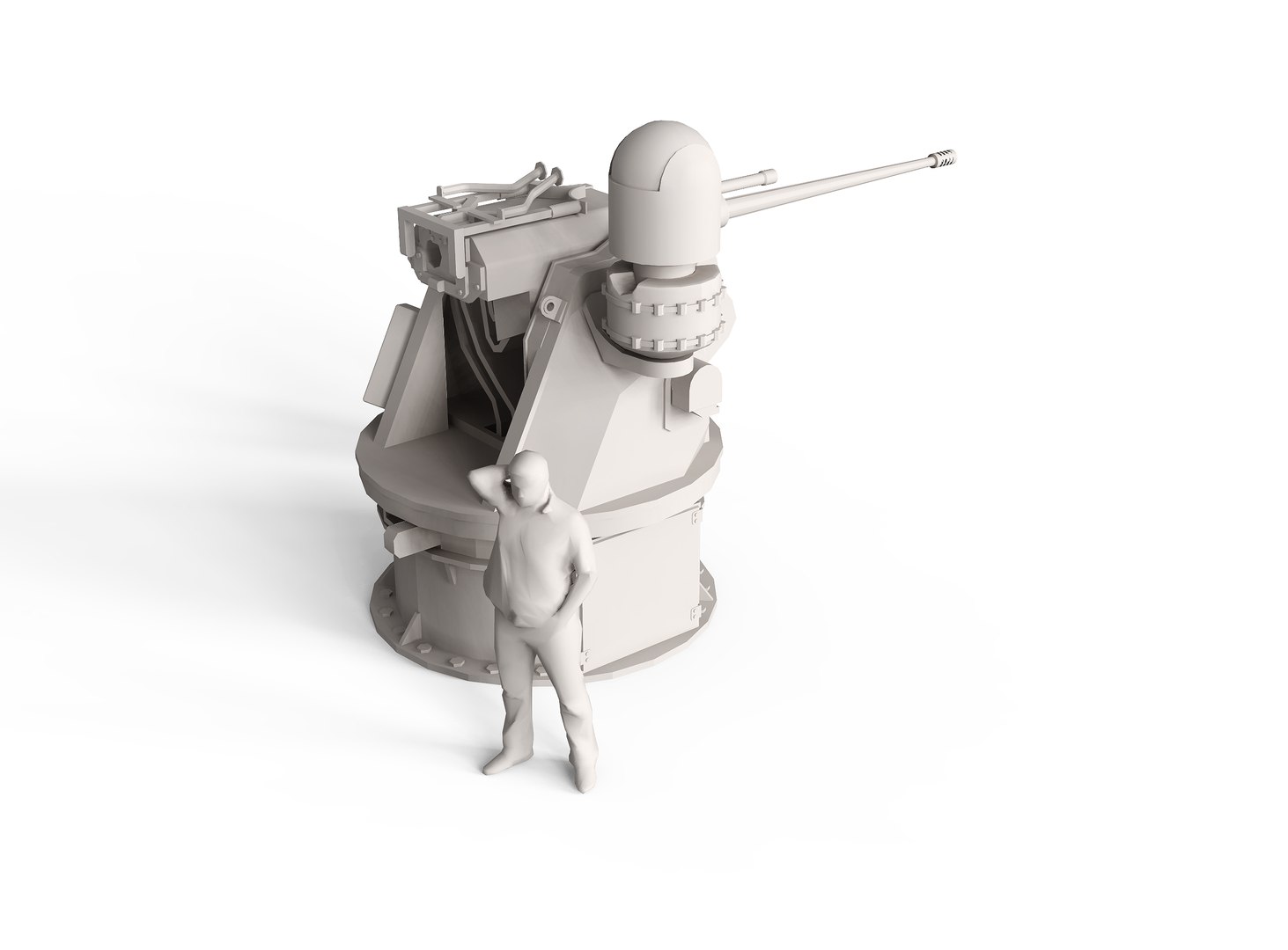 M242Bushmaster 3D Model - TurboSquid 2018699