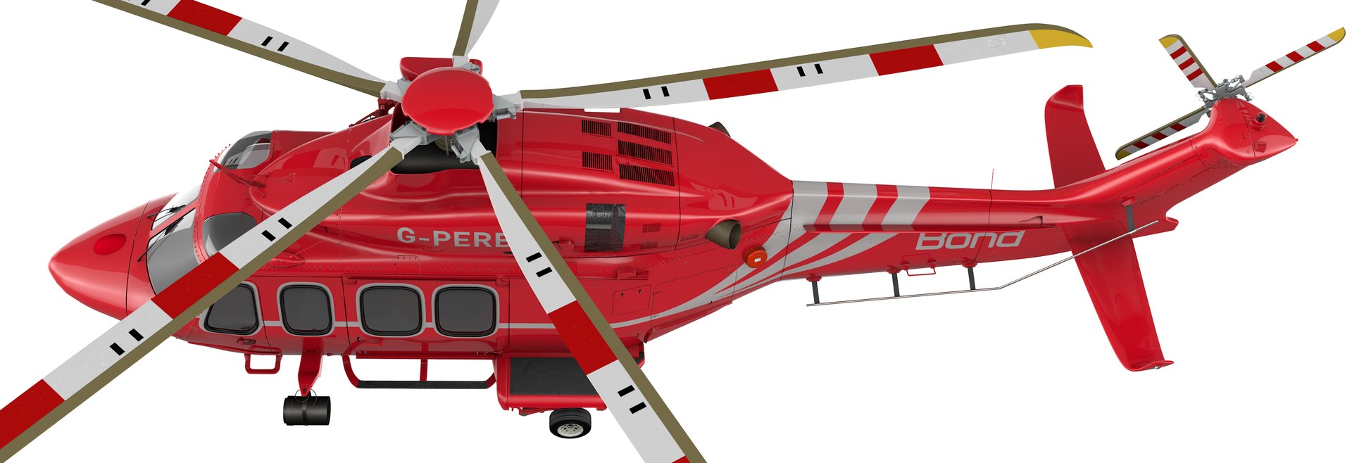AW139 BOND Helicopter L2275 Model - TurboSquid 2328907
