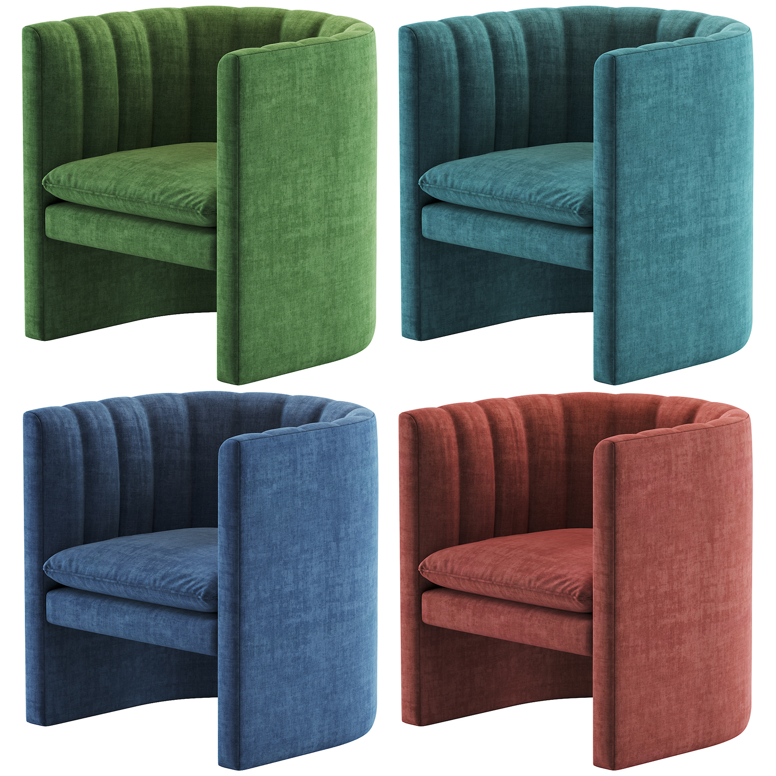 Loafer lounge chair 3D model - TurboSquid 1690331