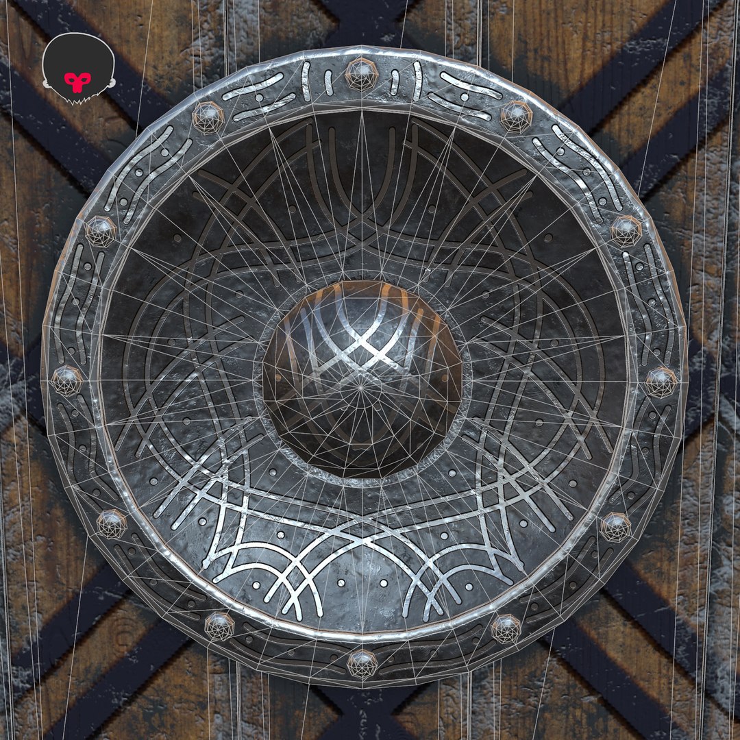 3D Viking Shield Model - TurboSquid 1275642