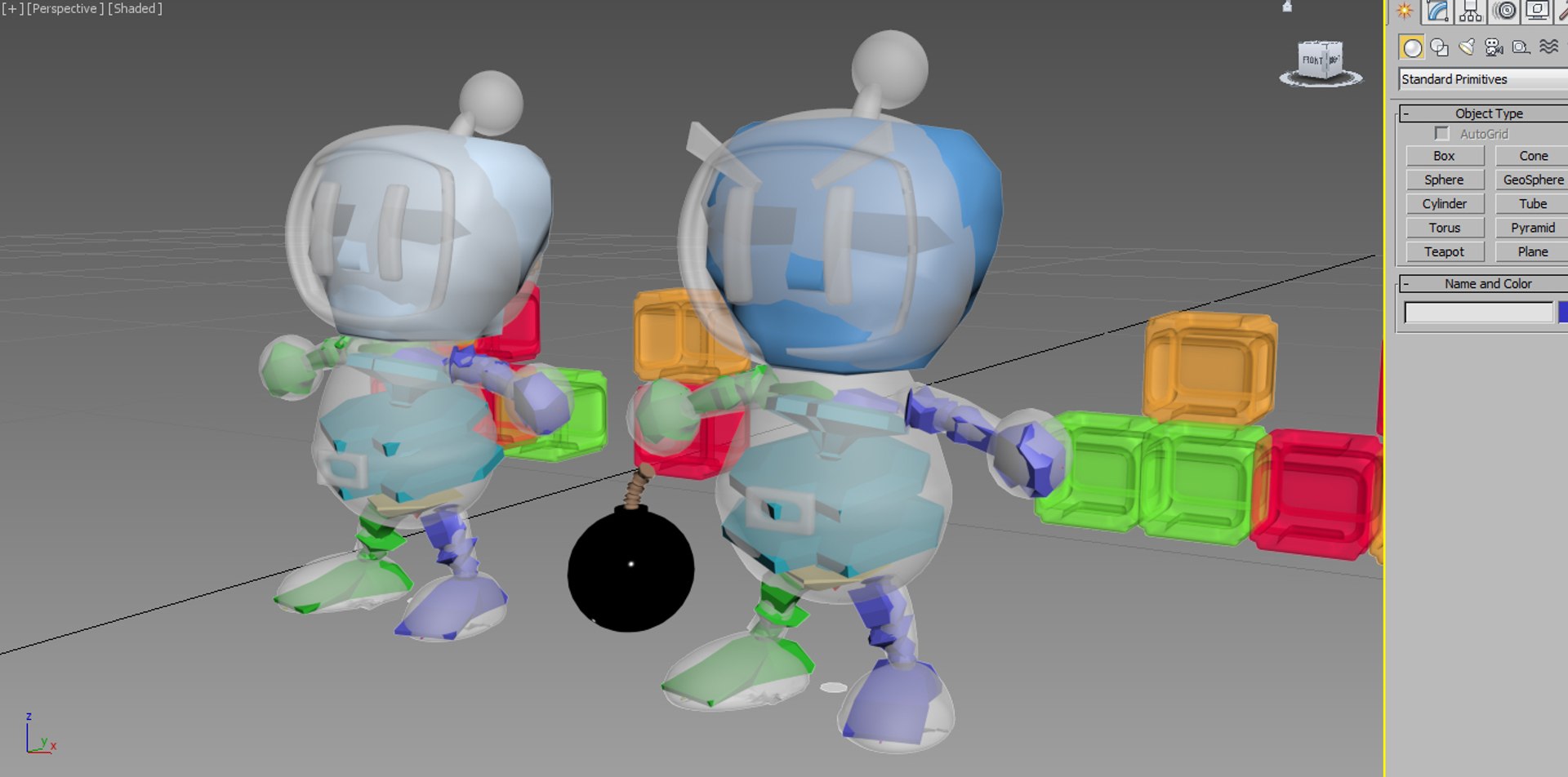 3d Model Of Cartoon Bomberman