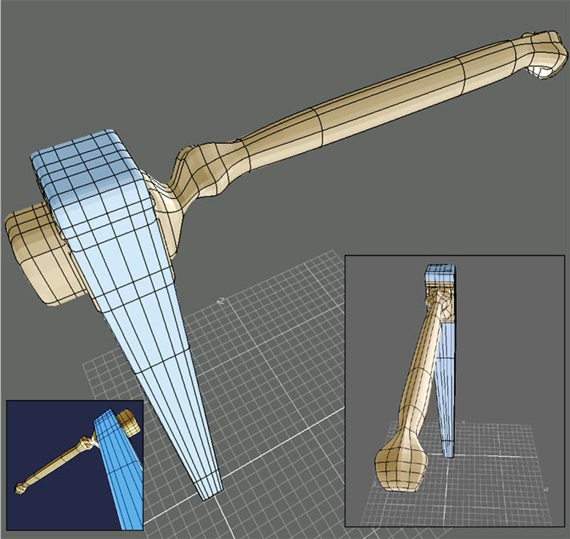 3d signpost post sign model