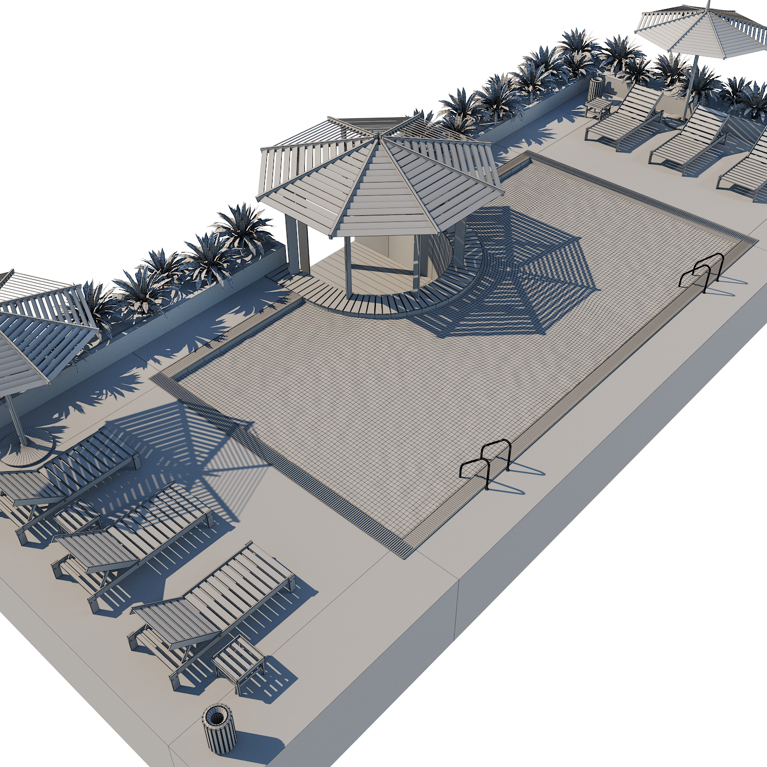 Swimming pool 3D model - TurboSquid 1724813