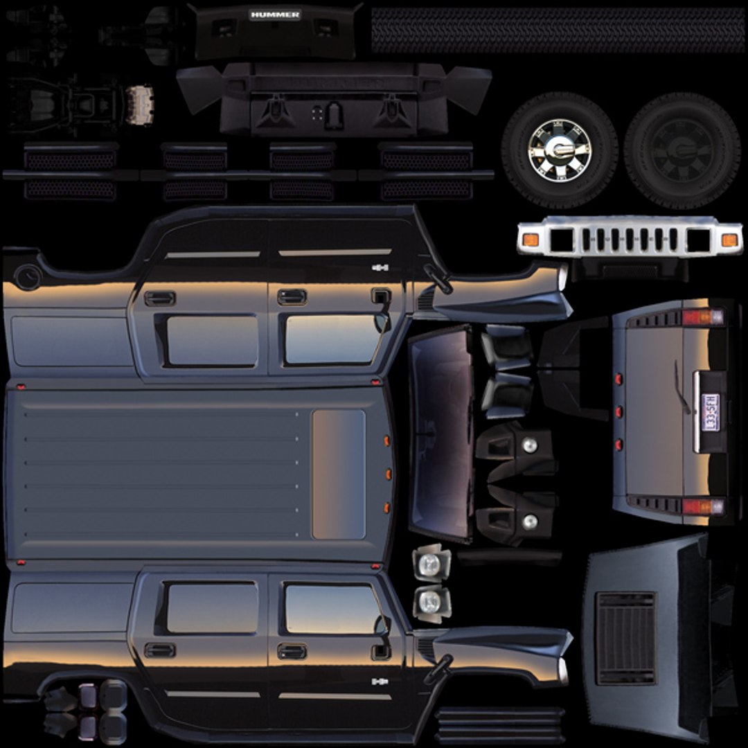 hummer h2 blueprint