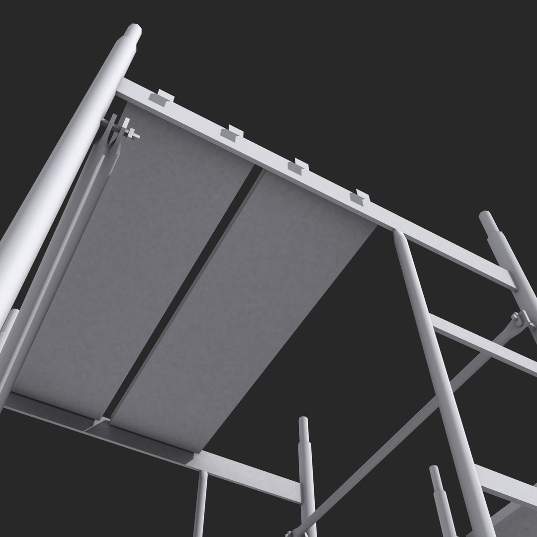 3d model of scaffolding structure