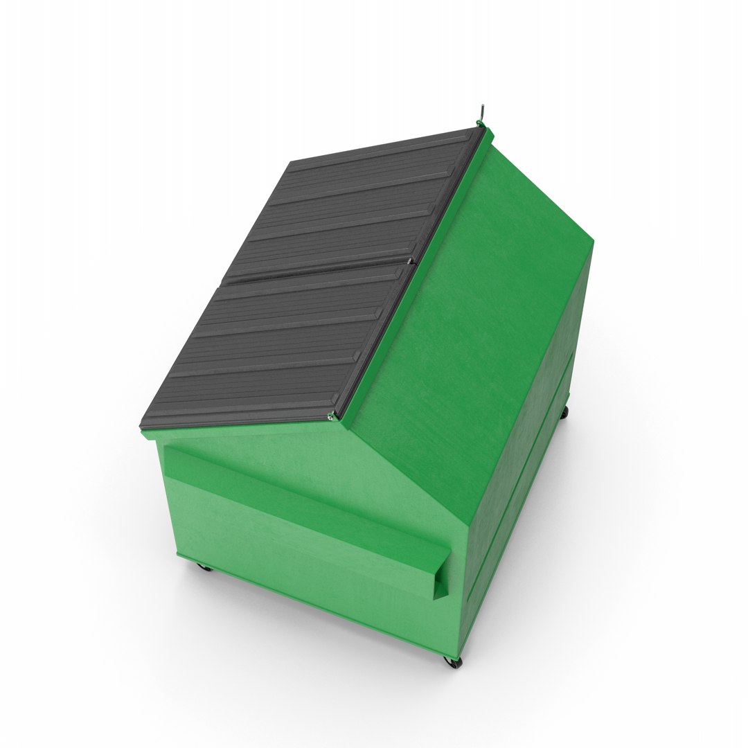 Dumpster On Wheels 3D - TurboSquid 2191296