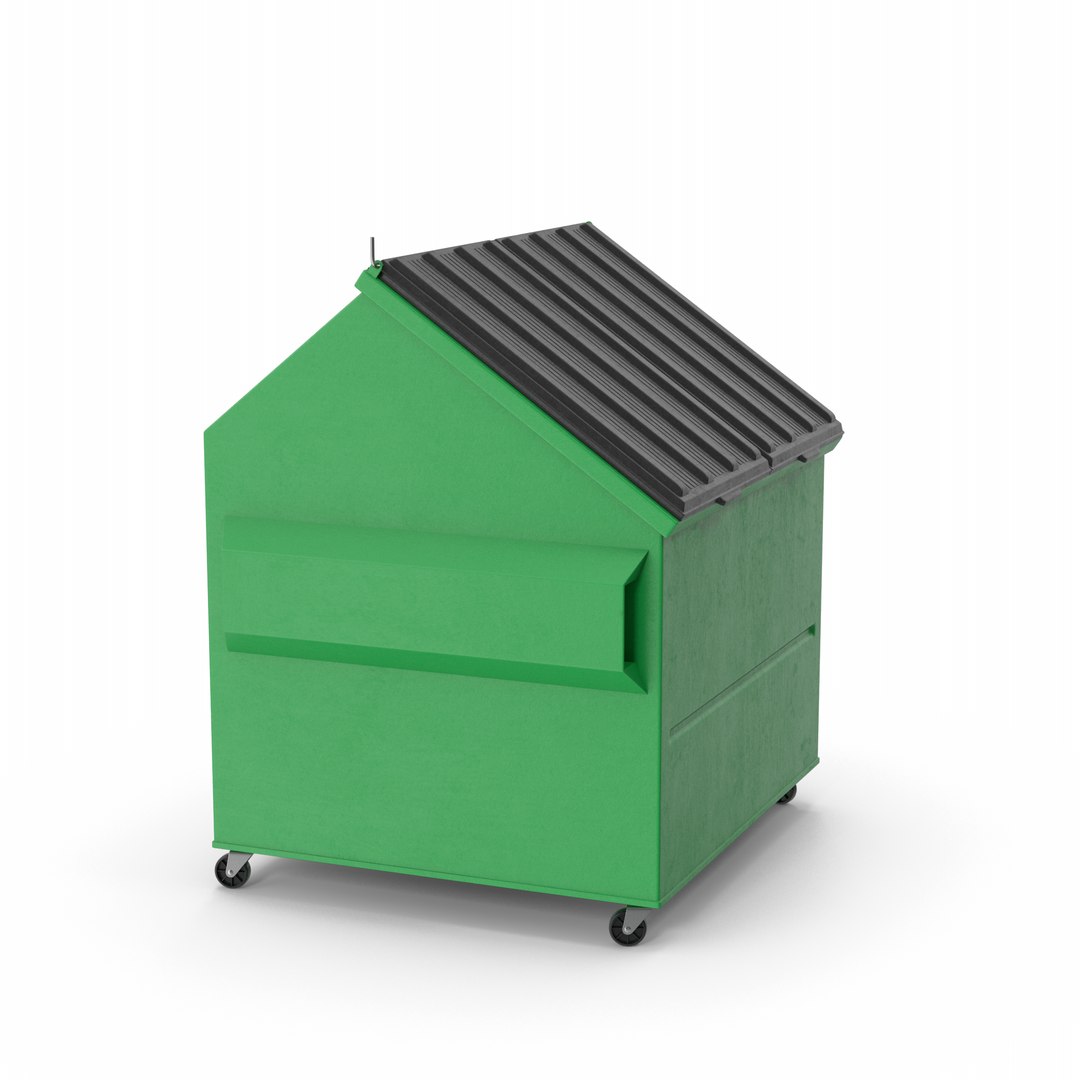 Dumpster On Wheels 3D - TurboSquid 2191296