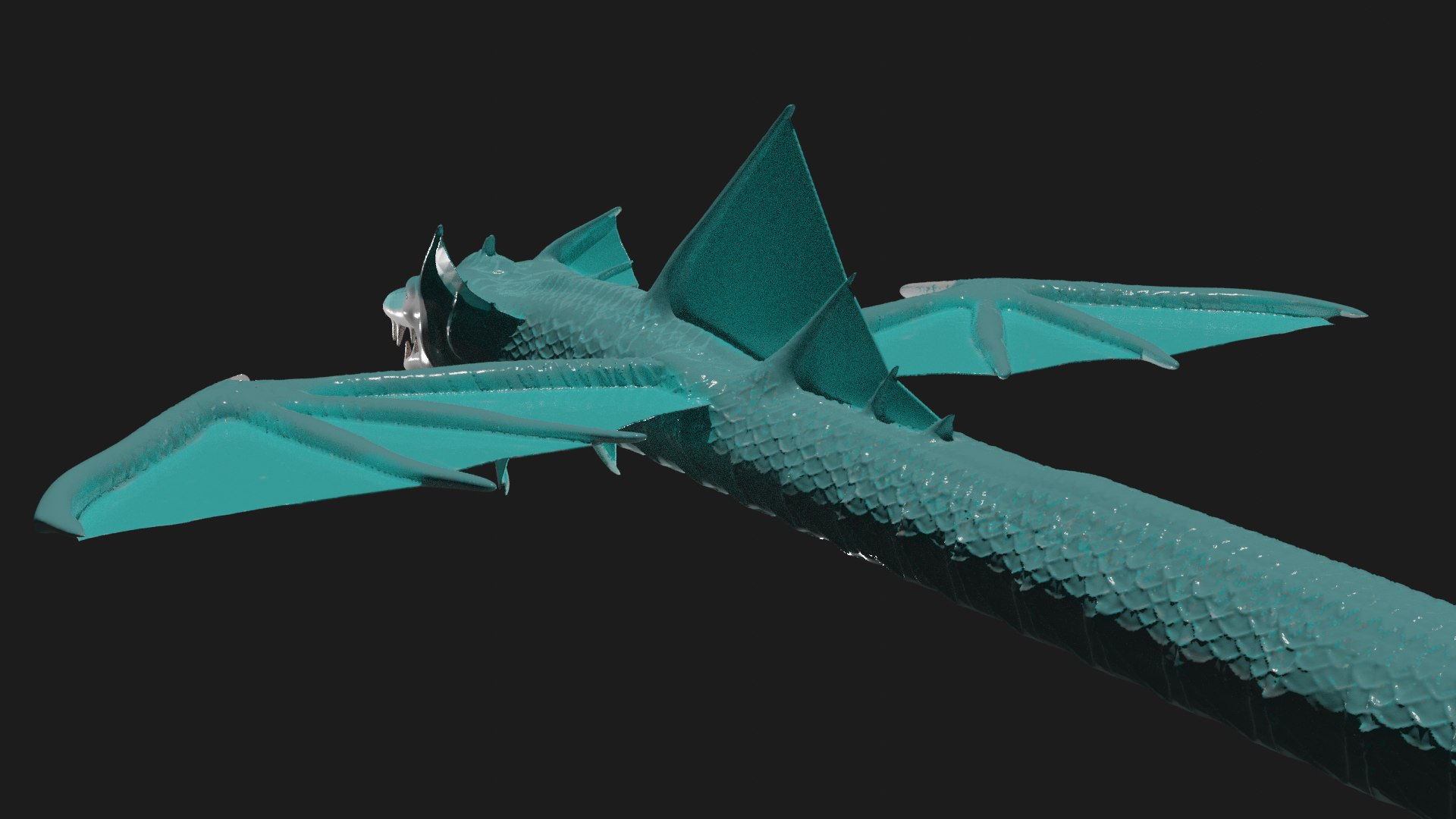 SEA SERPENT DRAGON 3D Model - TurboSquid 1991905