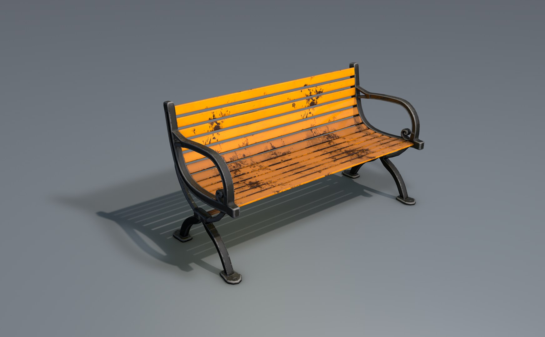 3D bench model - TurboSquid 1190332
