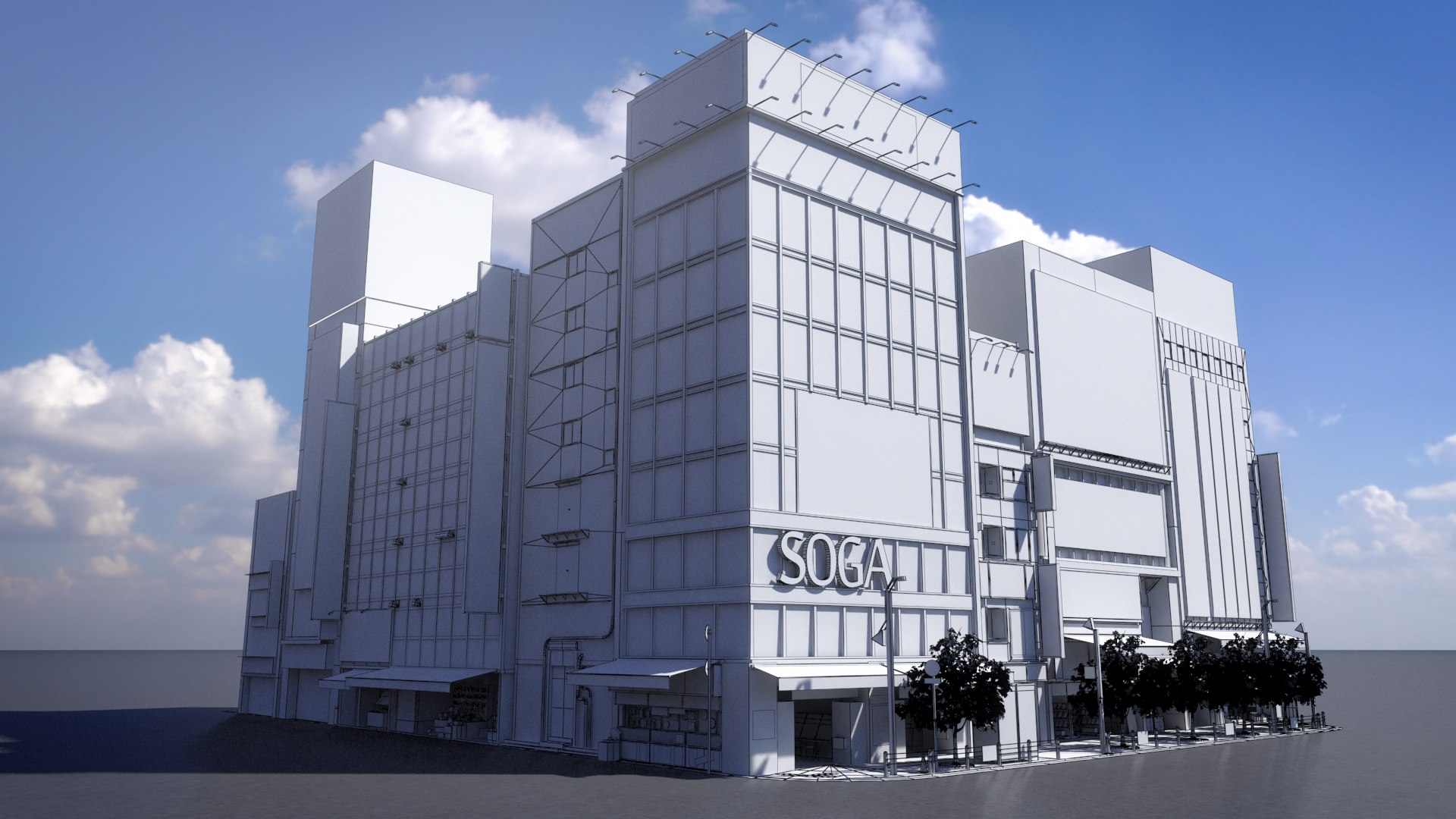 3D Model Japanese Streetscape Akihabara 0004 - TurboSquid 2276386