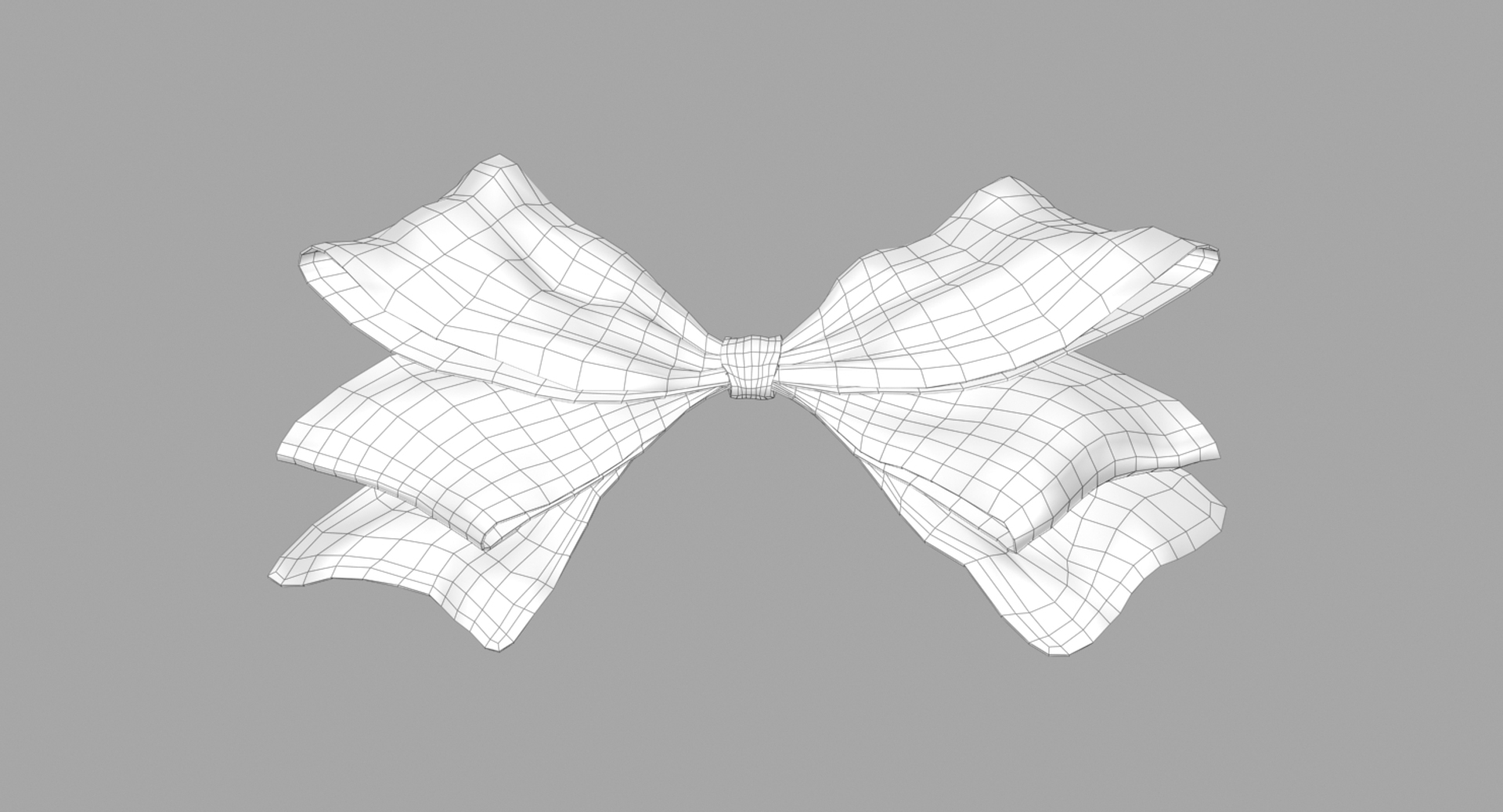 3d Model Gift Bow Ribbon