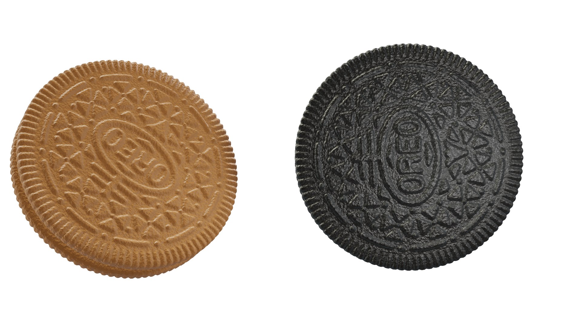 Biscuits Oreo Cookie 3D Model - TurboSquid 1690773