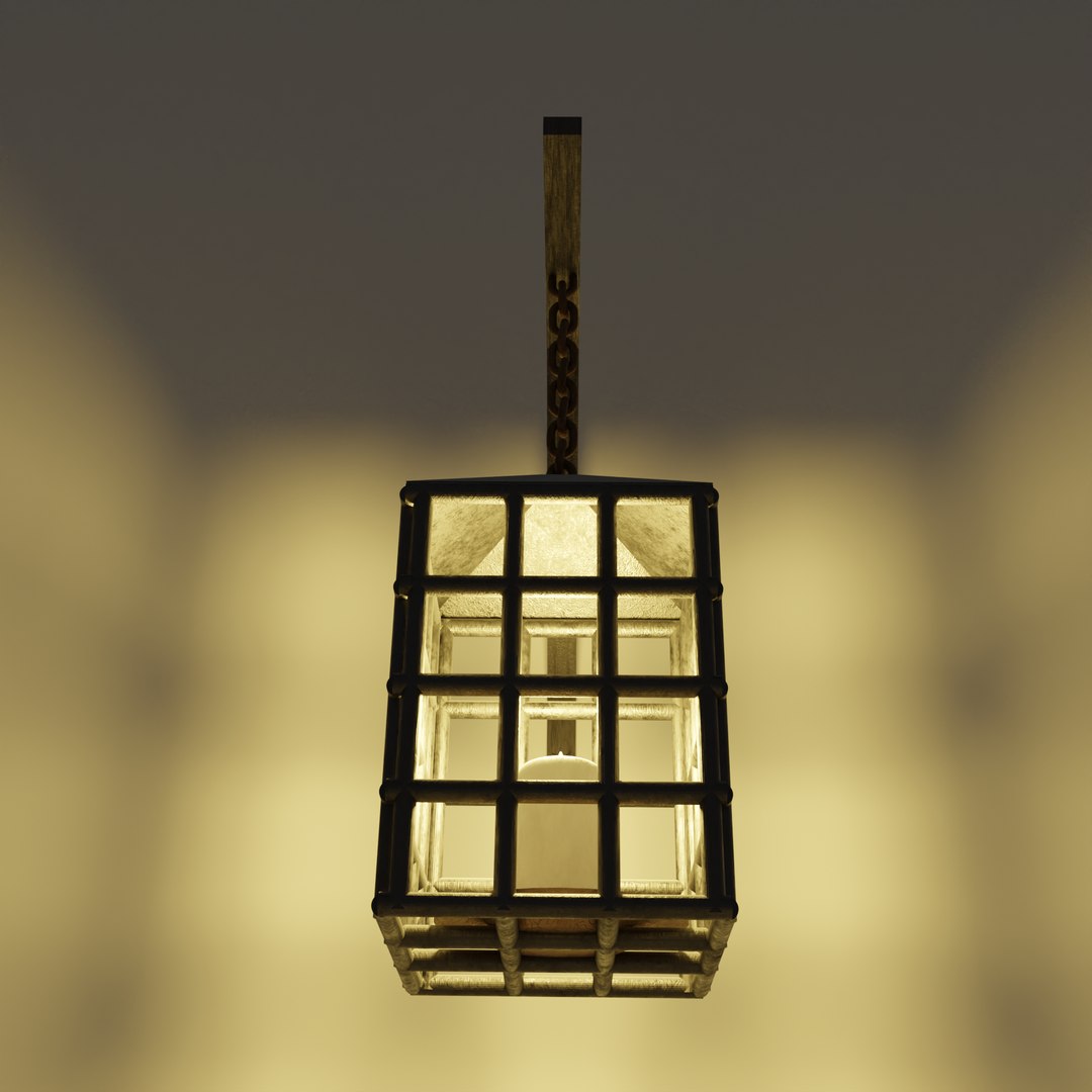 3D Medieval Lamp Model - TurboSquid 1893433