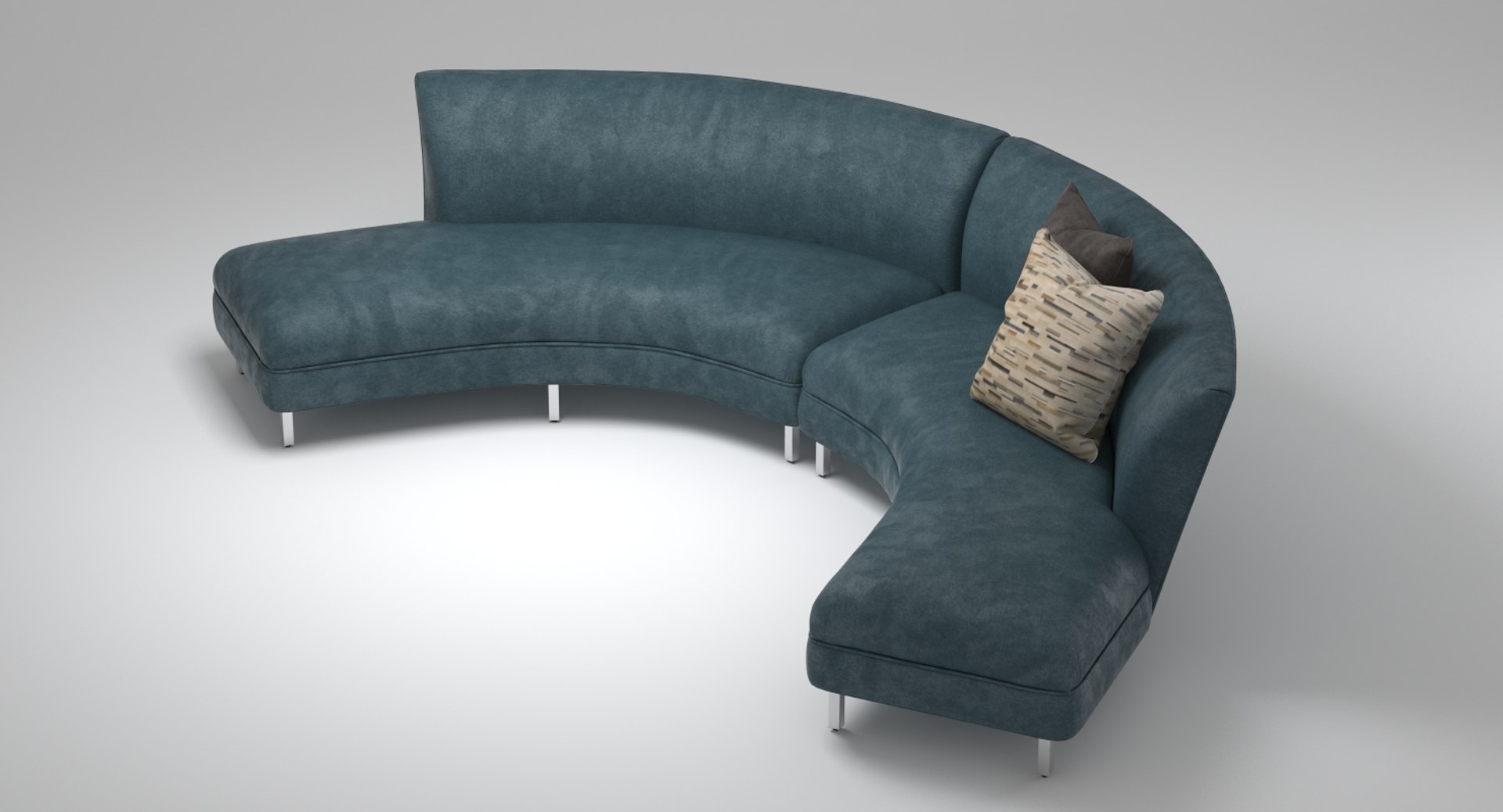 3d Model Sofia Sectional