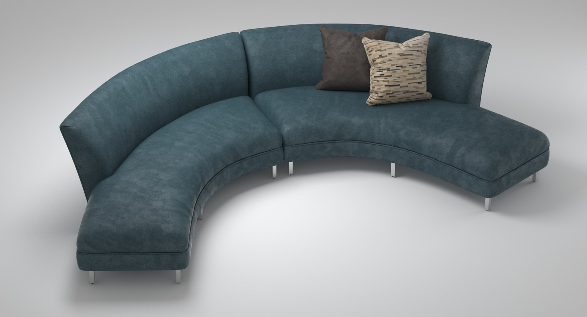 3d Model Sofia Sectional