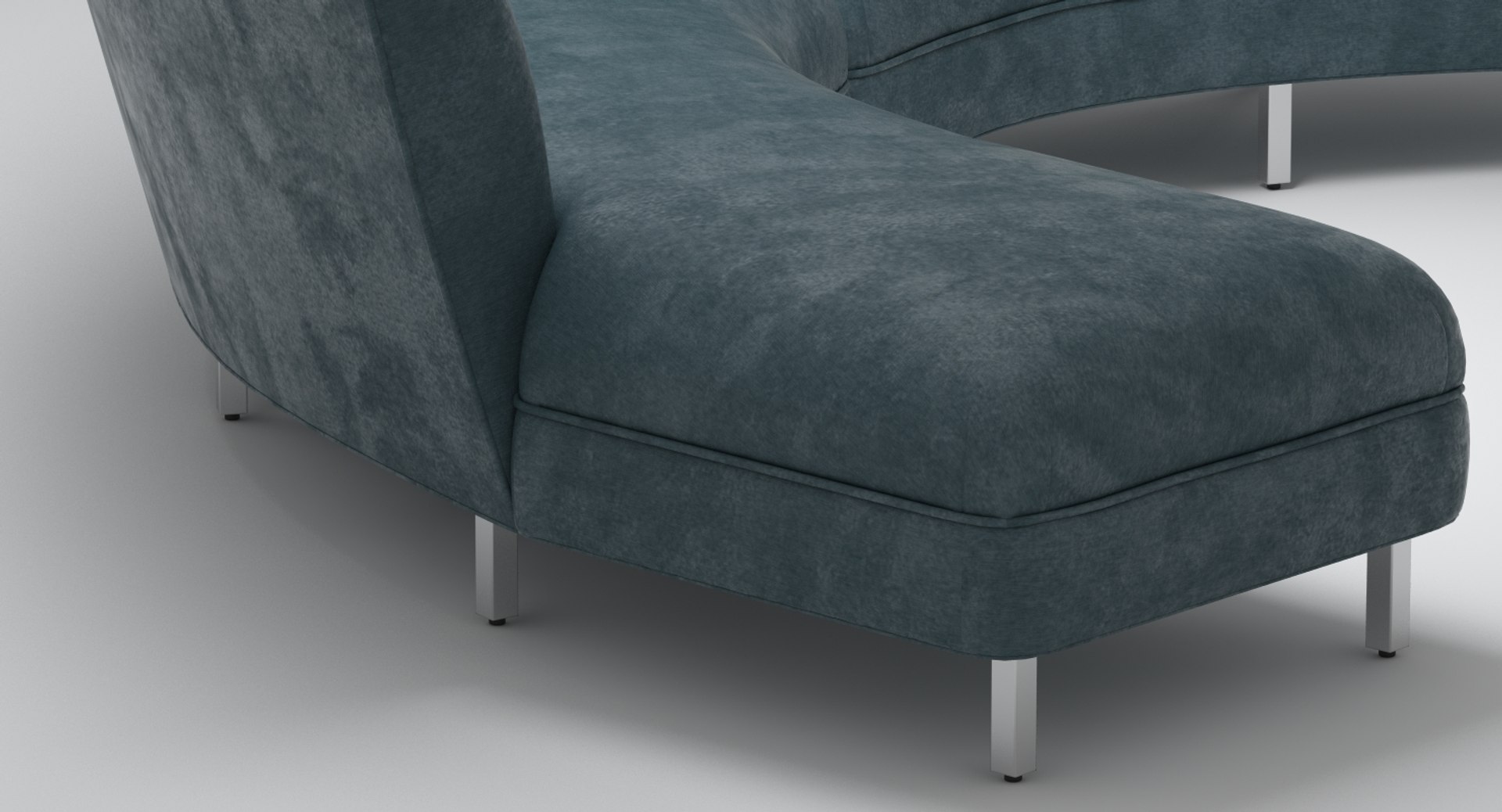 3d Model Sofia Sectional