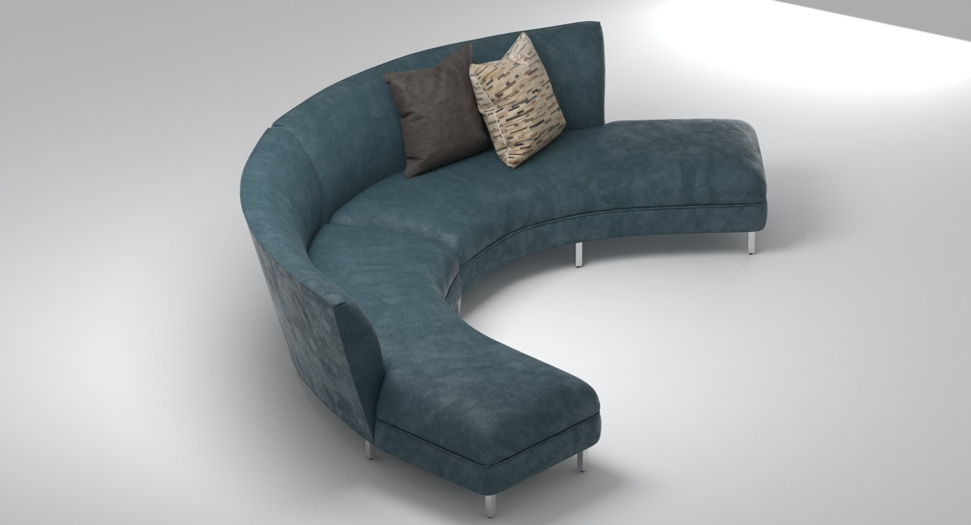 3d Model Sofia Sectional