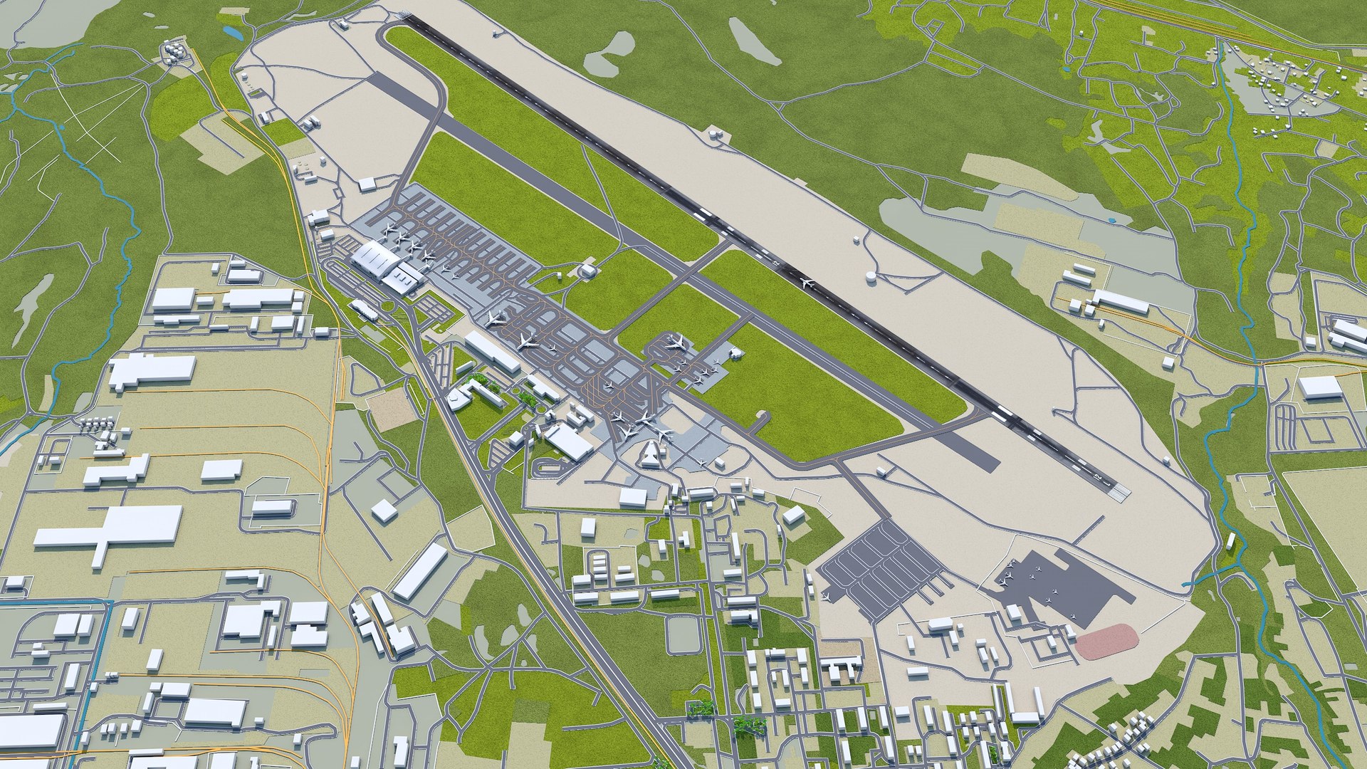 3D Tbilisi Airport - TurboSquid 2051835
