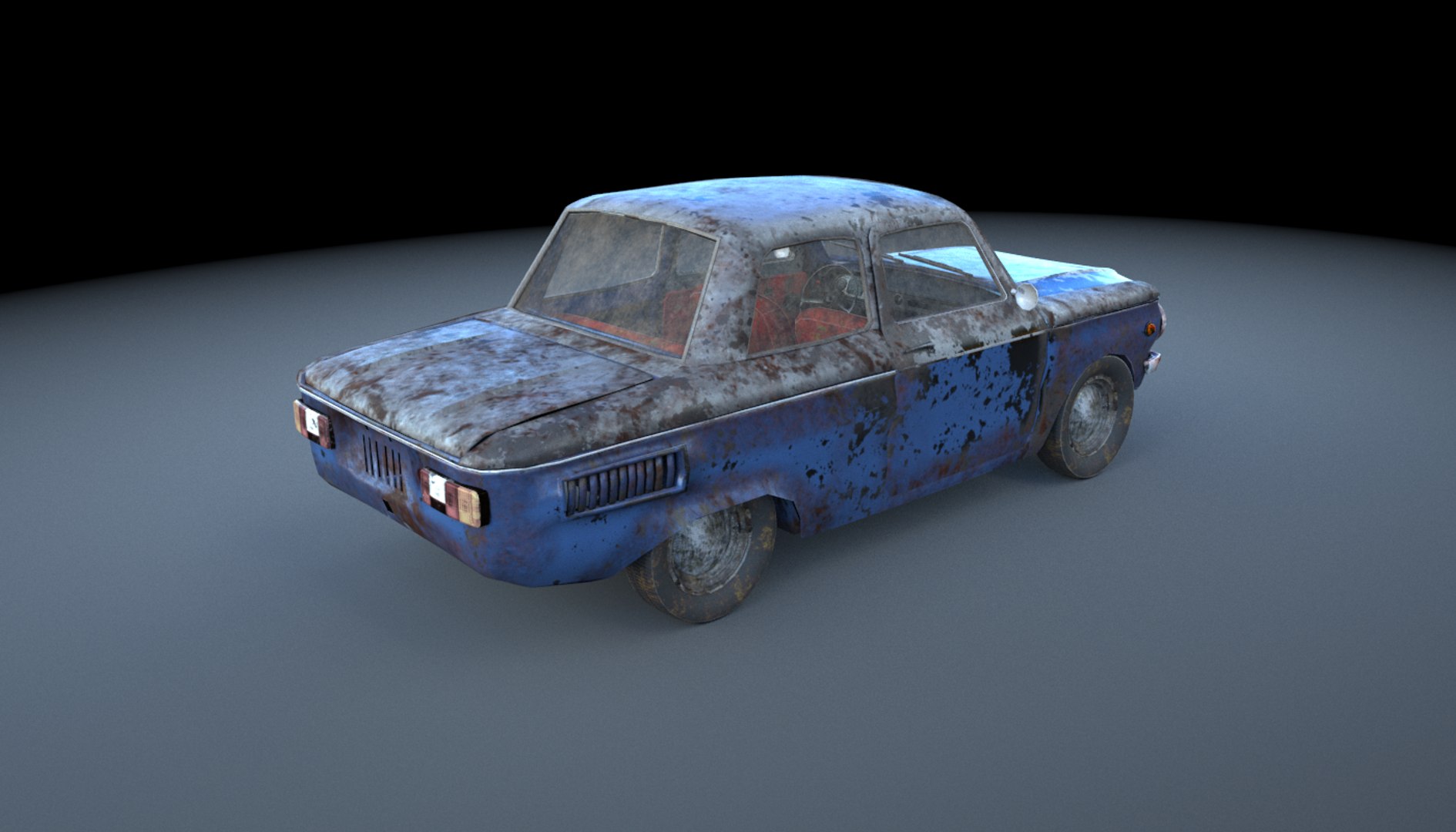 3D Car Zaz Model - TurboSquid 1537612
