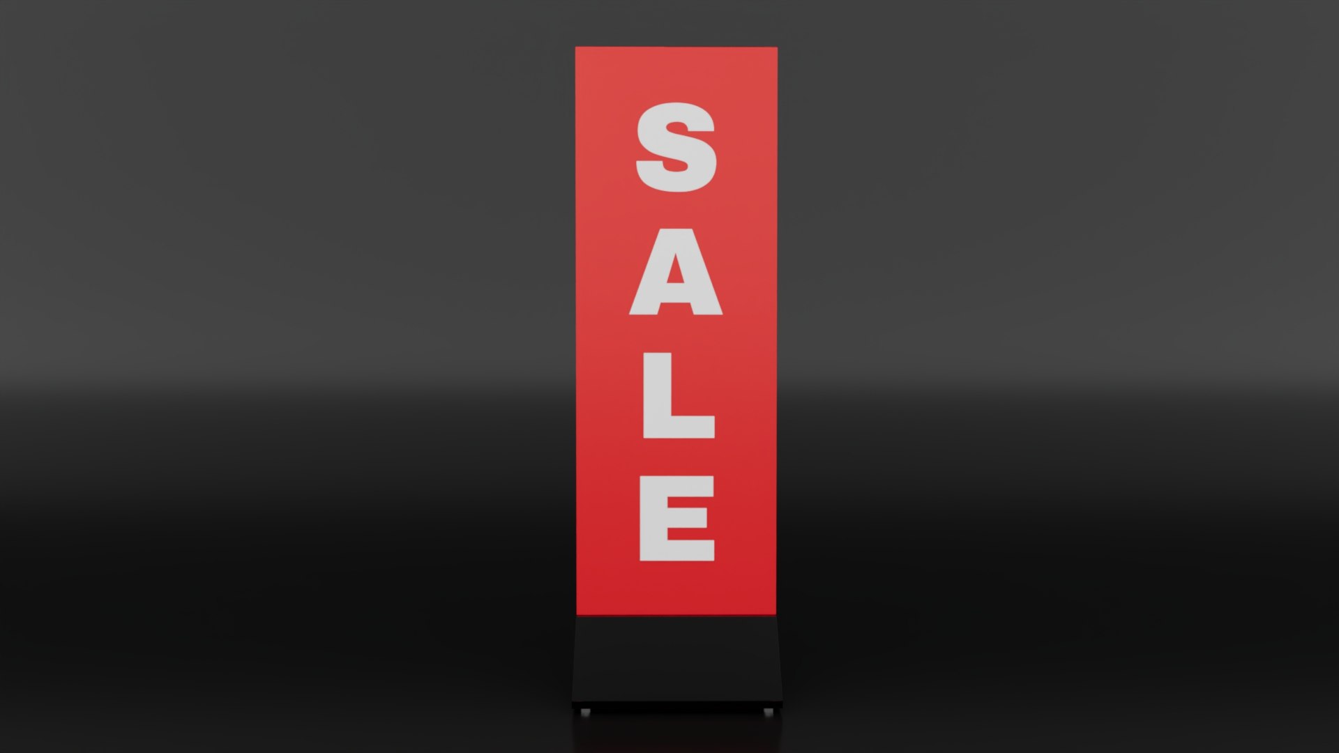 Free 3D Sale - Sign Stand - TurboSquid 2343395