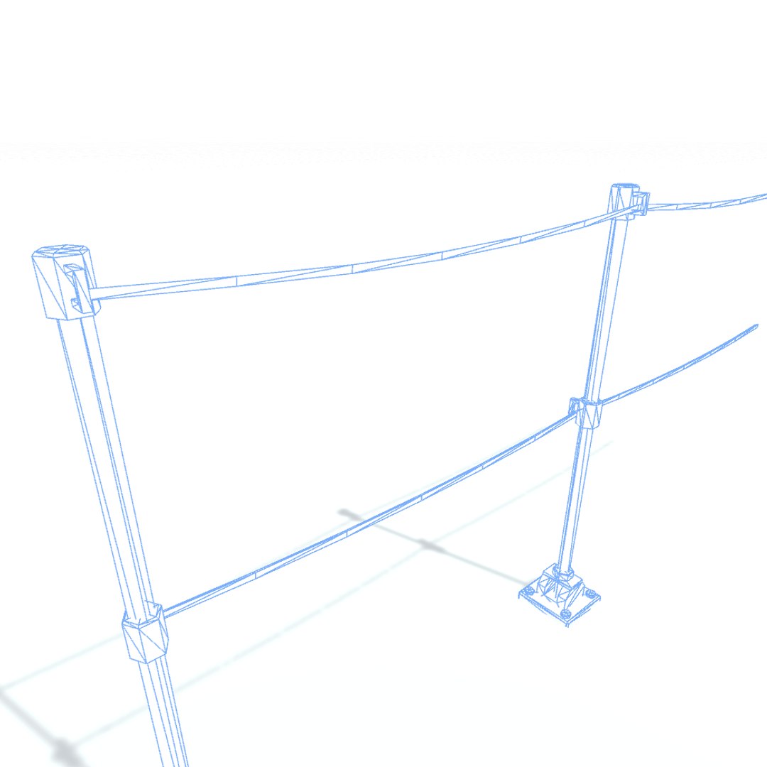 Rail Stanchion B 3D Model - TurboSquid 1198831