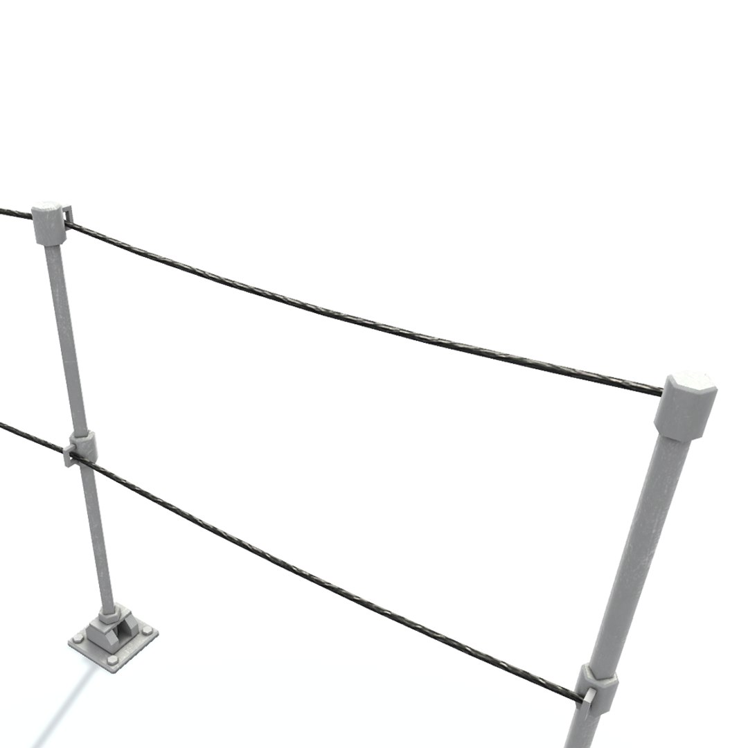 Rail Stanchion B 3D Model - TurboSquid 1198831