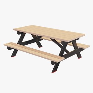Download 3D Picnic Table SketchUp Models - TurboSquid