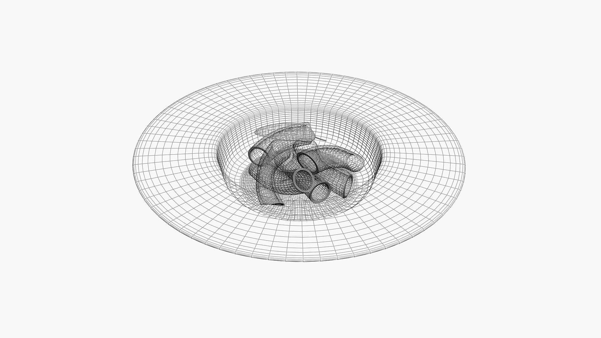 3D Macaroni In Dish - TurboSquid 2239757