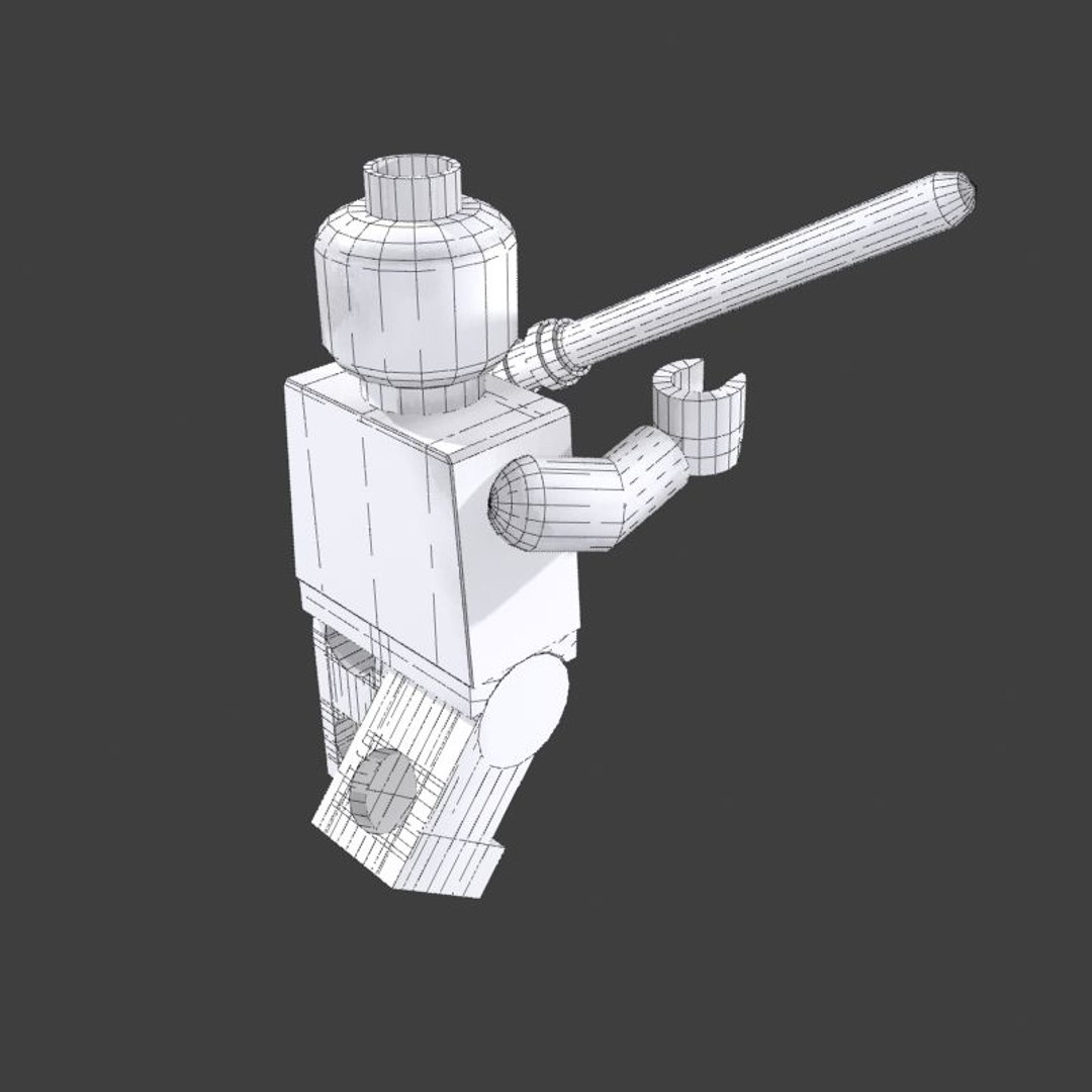 Free Lego Human 3d Model