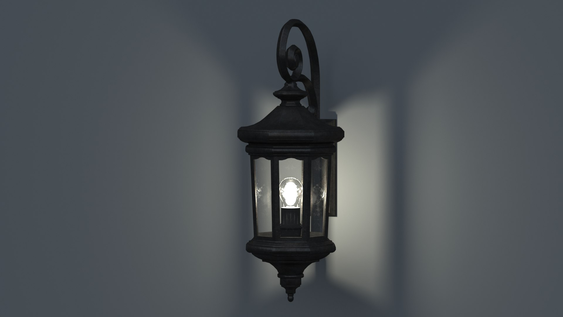 3D outdoor lamp model - TurboSquid 1474595