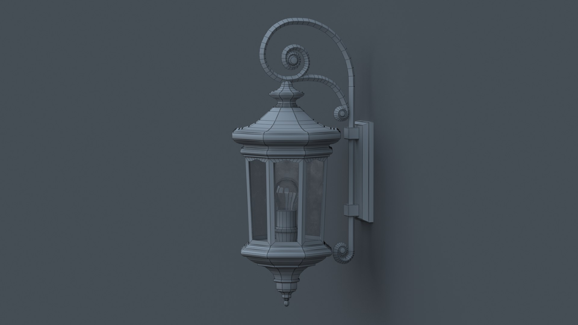 3D outdoor lamp model - TurboSquid 1474595