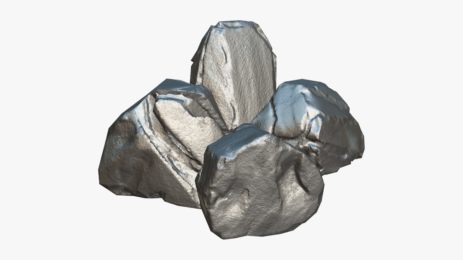 Free 3D Simple Rocks - low-poly - TurboSquid 2111116