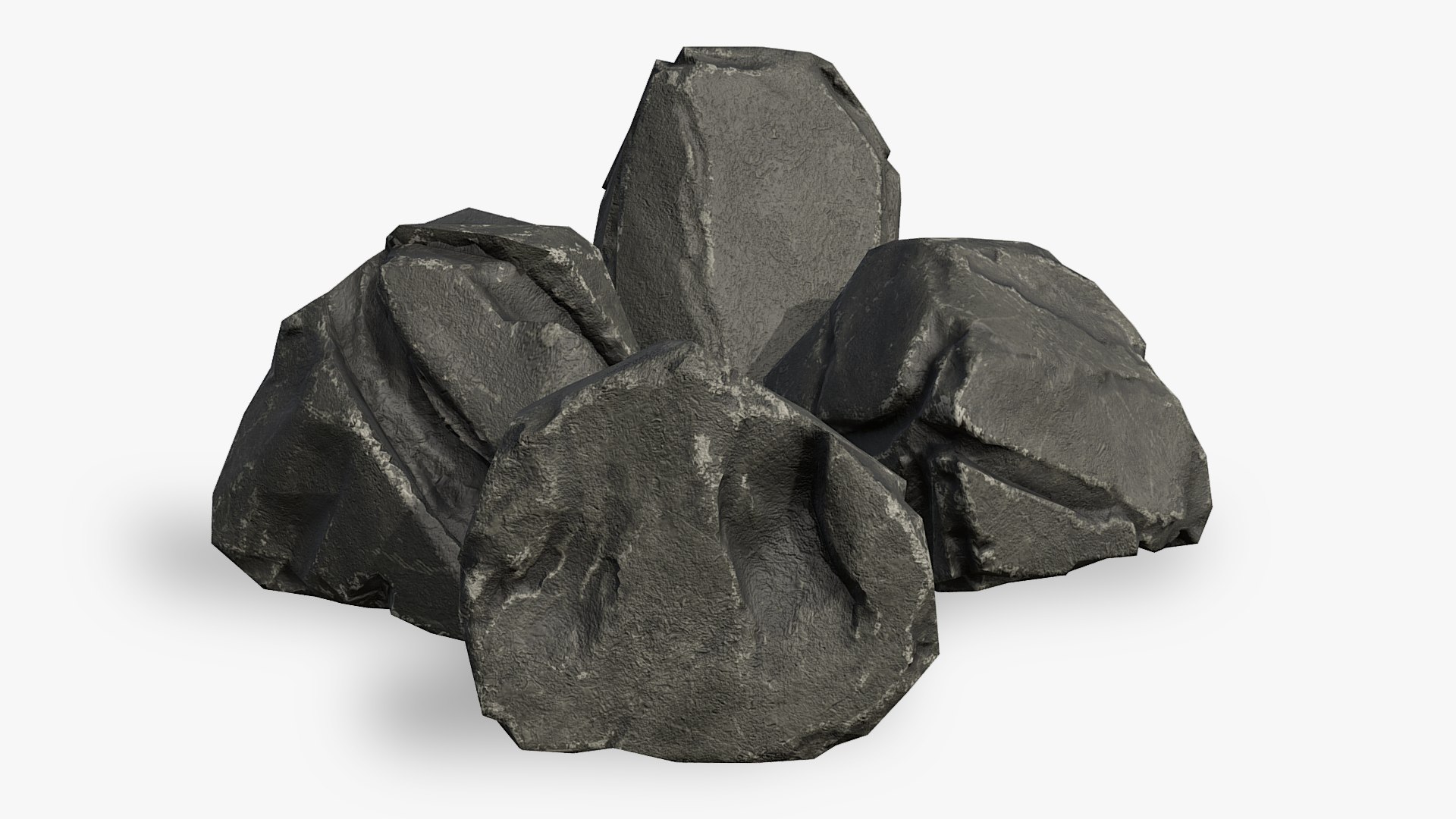 Free 3D Simple Rocks - low-poly - TurboSquid 2111116