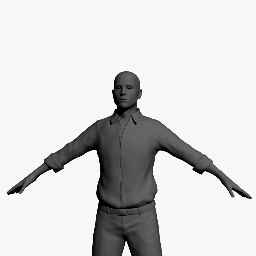 3D man male guy model - TurboSquid 1682159