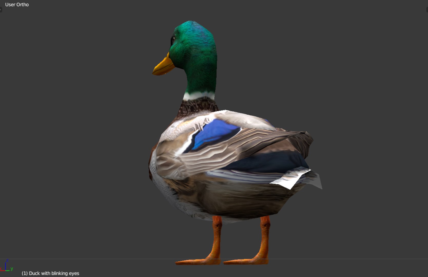 3D Model Low Poly Animated Mallard Ducks - TurboSquid 2187936