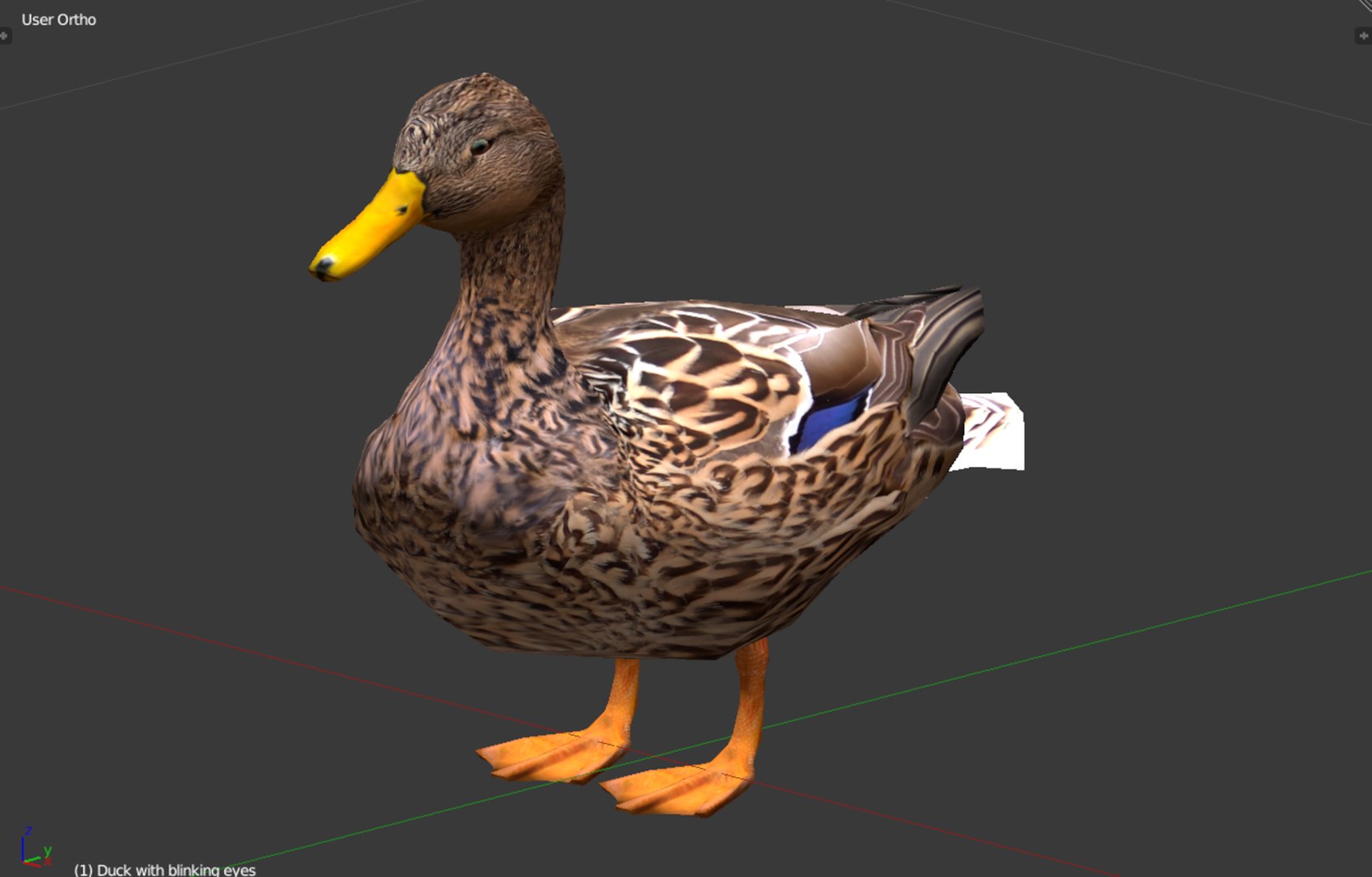 3D Model Low Poly Animated Mallard Ducks - TurboSquid 2187936